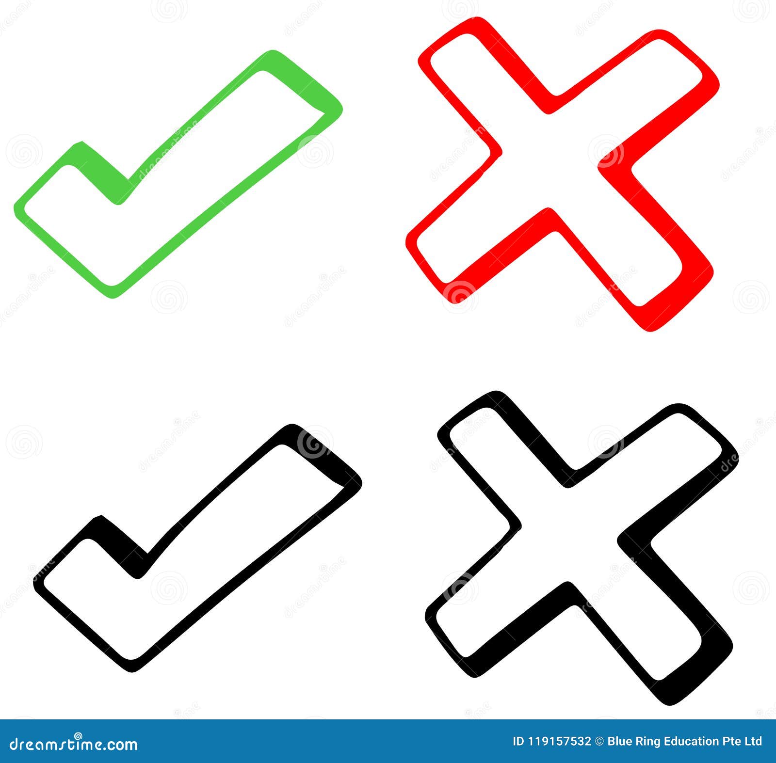 Check Mark Graphic on White Background Stock Vector - Illustration of ...