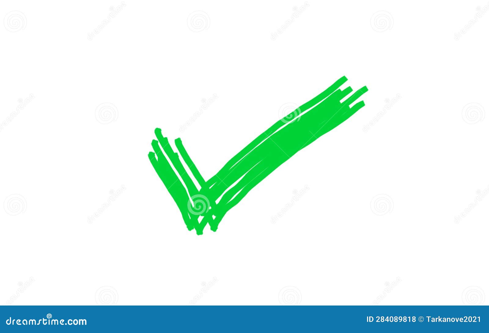 Check mark stock illustration. Illustration of right - 284089818