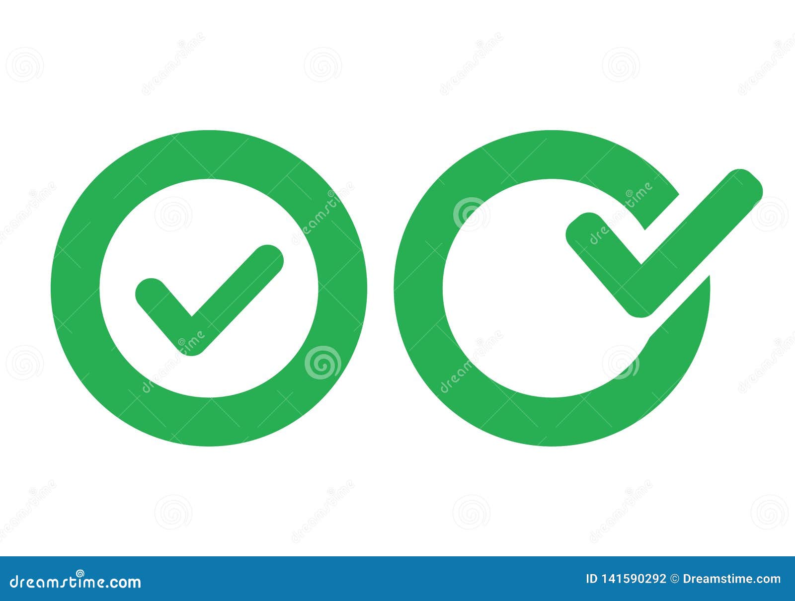 Check mark icon stock illustration. Illustration of icon - 141590292