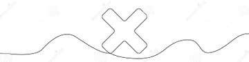 Check Mark Icon Line Continuous Drawing Vector. One Line Check Mark ...