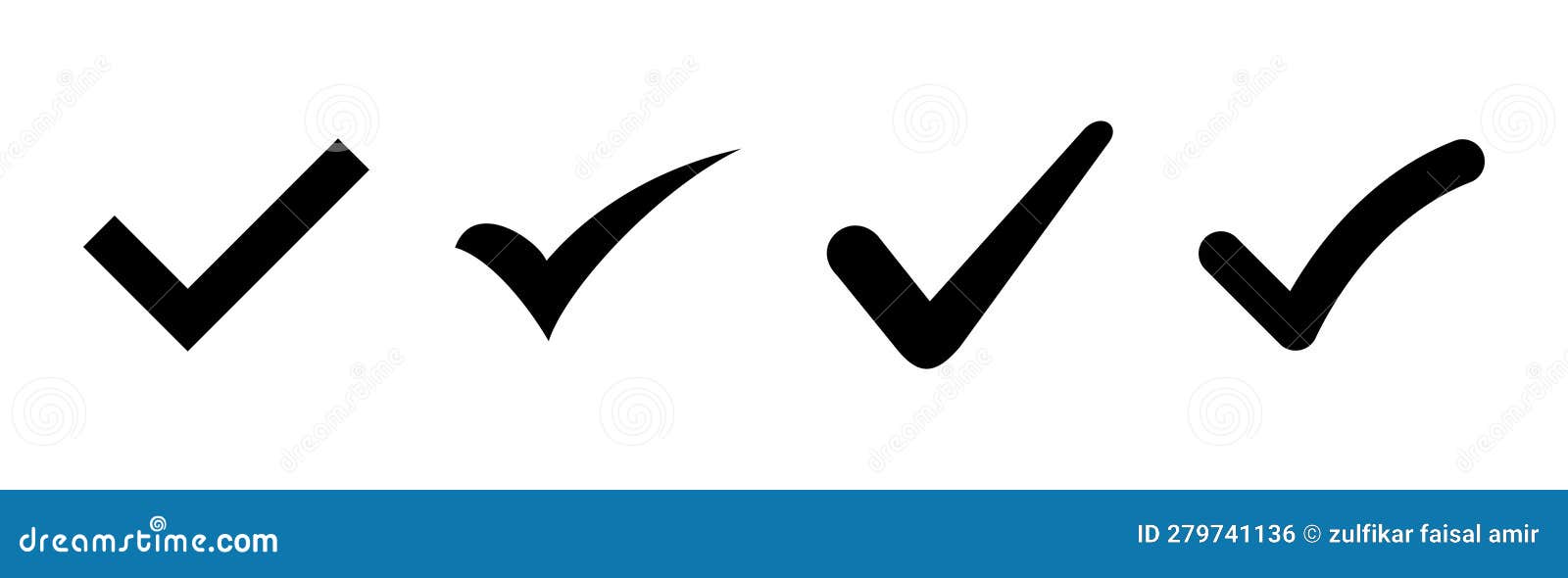 Check Mark Icon . Check Mark Sign. Tick Mark Symbol Vector Stock Vector ...