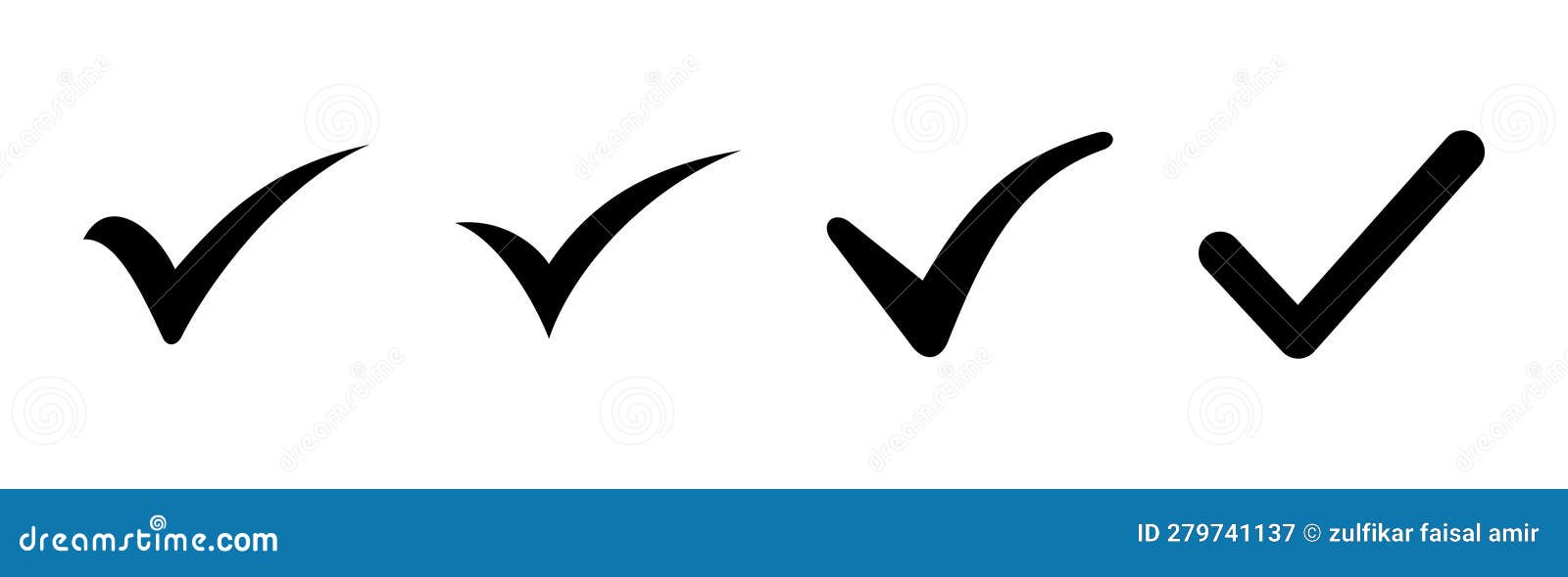 Check Mark Icon . Check Mark Sign. Tick Mark Symbol Vector Stock Vector ...