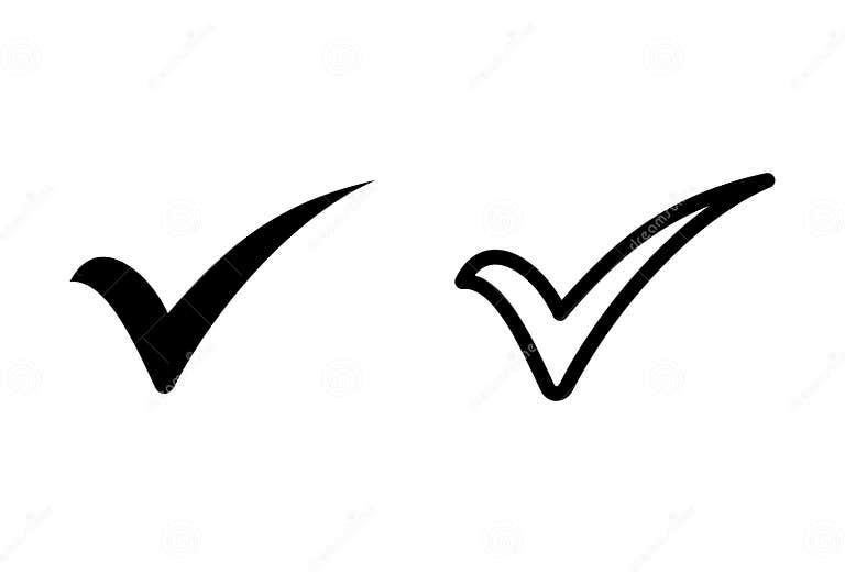Check Mark Icon . Check Mark Sign. Tick Mark Symbol Vector Stock Vector ...