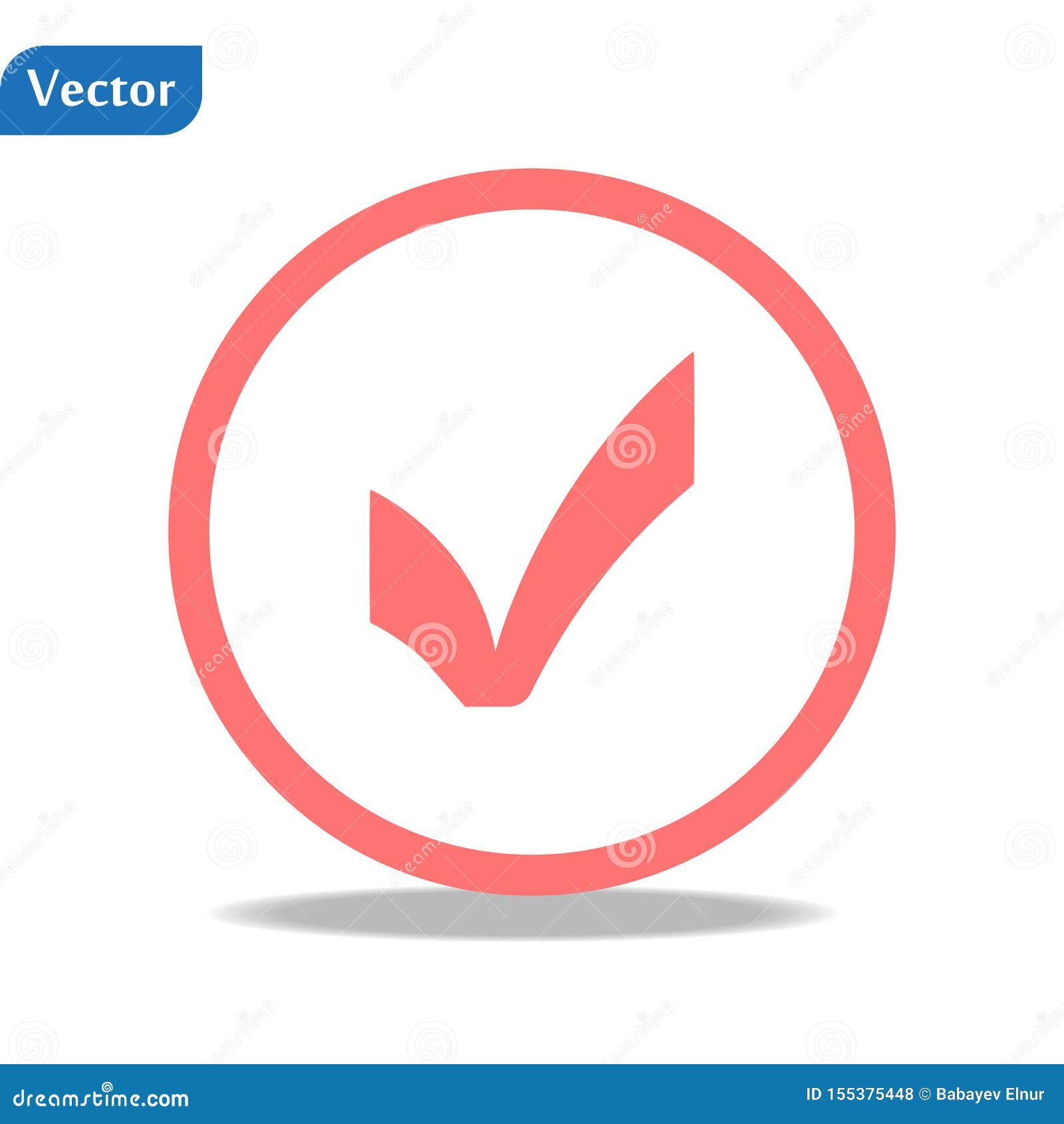 Check Mark Icon Symbols Vector. Symbol for Website Computer and Mobile ...