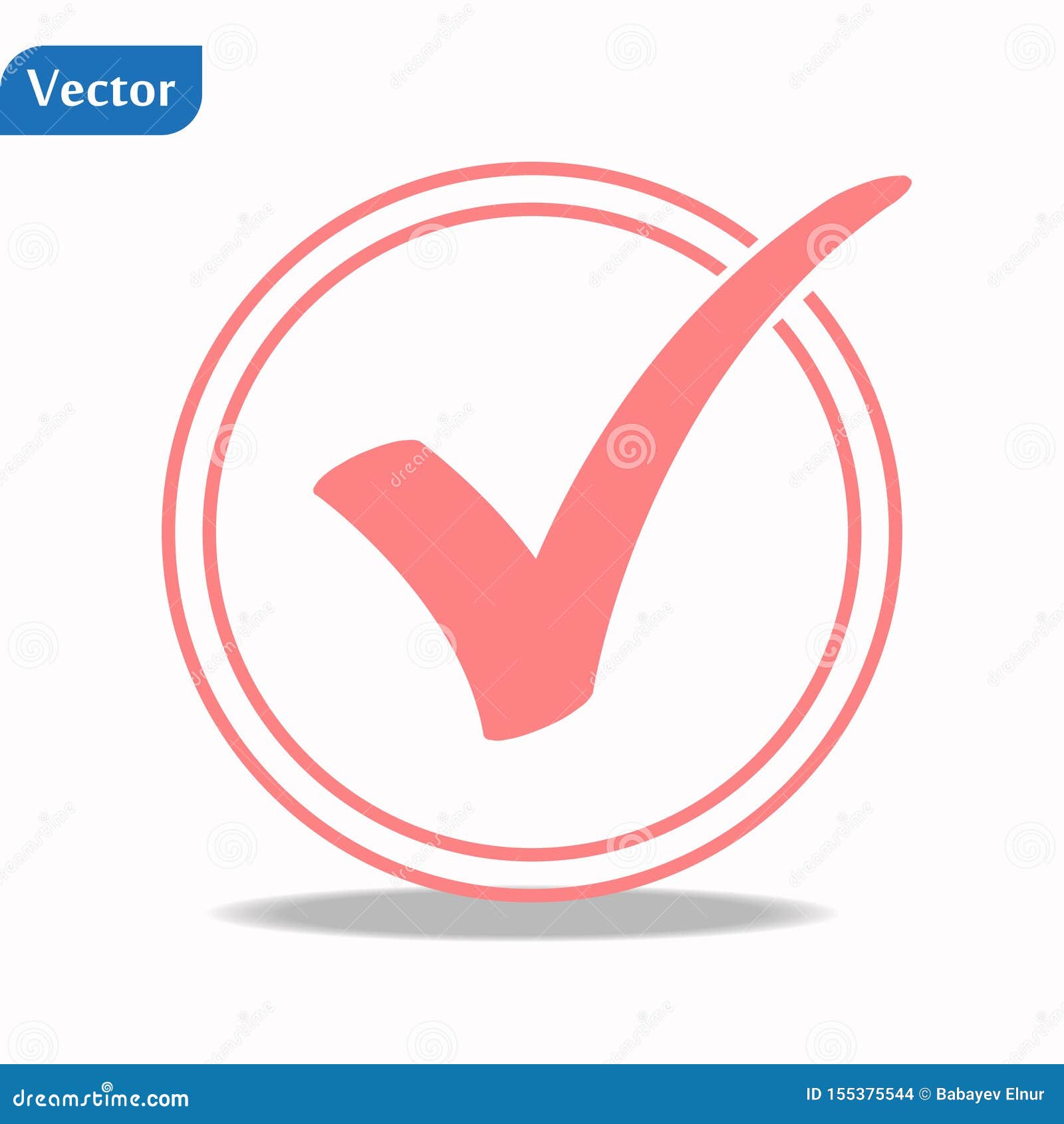Check Mark Icon Symbols Vector. Symbol for Website Computer and Mobile ...