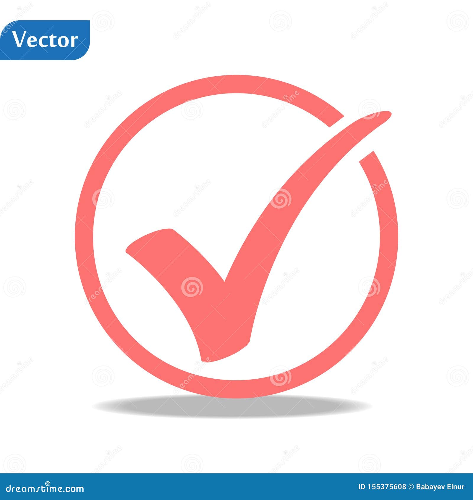Check Mark Icon Symbols Vector. Symbol for Website Computer and Mobile ...