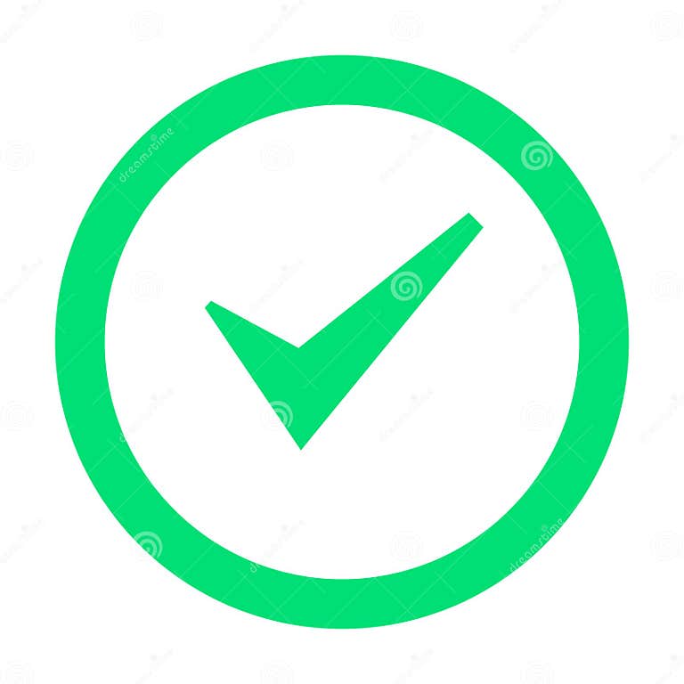 Check Mark Icon Vector, Checkmark Icon, Approved Symbol, Confirmation ...