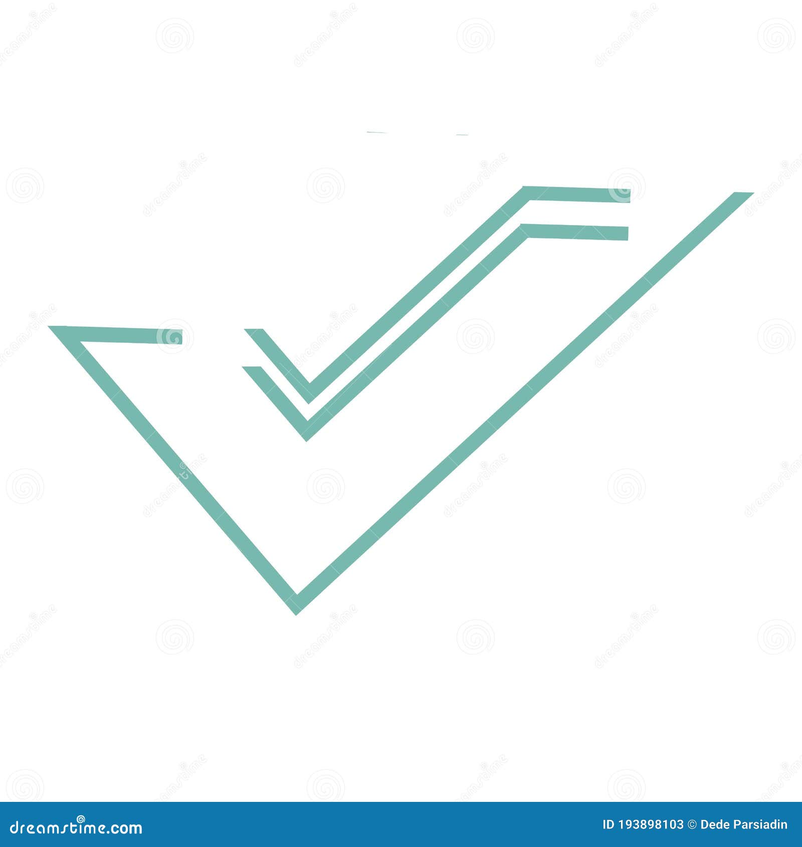 Check mark stock vector. Illustration of mark, goal - 193898103