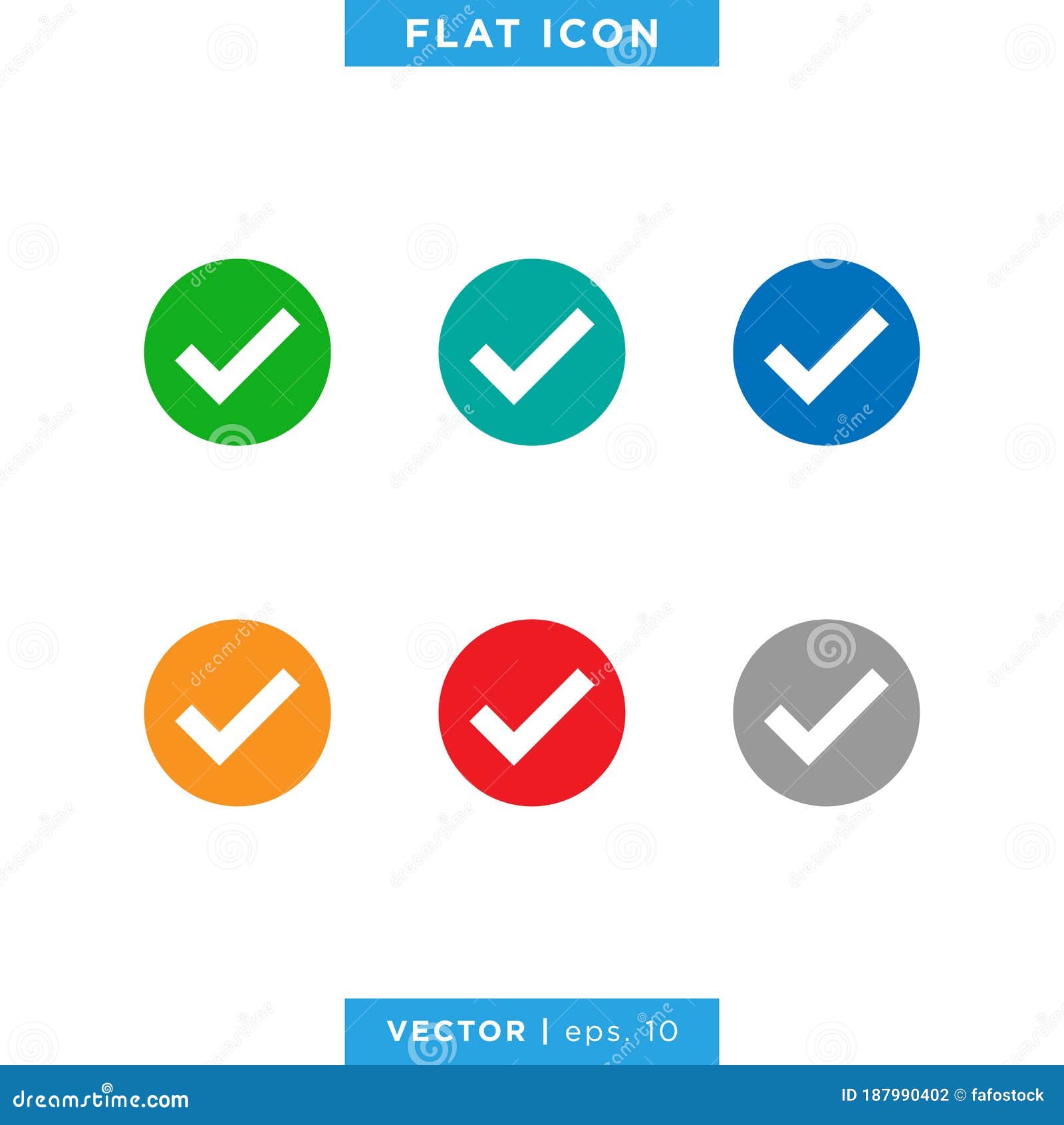 Check Mark Icon Vector Logo Template Stock Vector - Illustration of ...