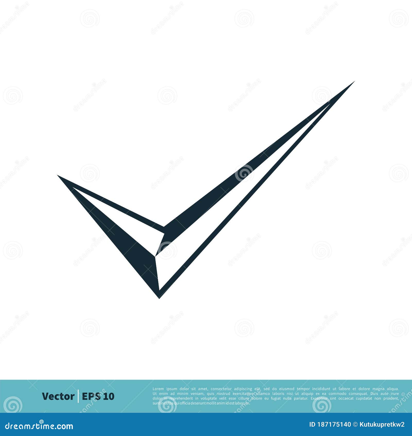 Check Mark Icon Vector Logo Template Illustration Design. Vector EPS 10 ...