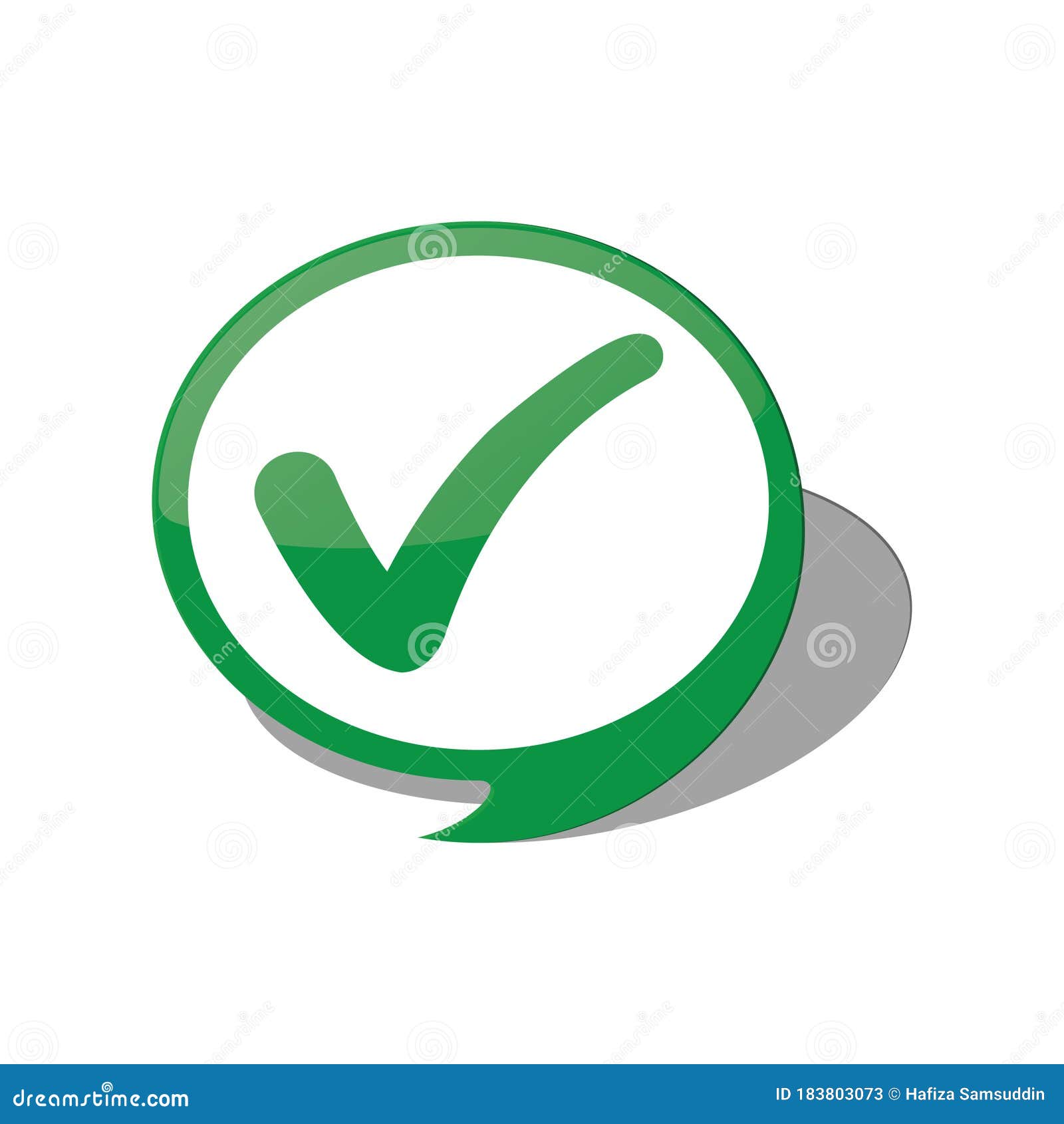 A check mark illustration. stock illustration. Illustration of mark ...