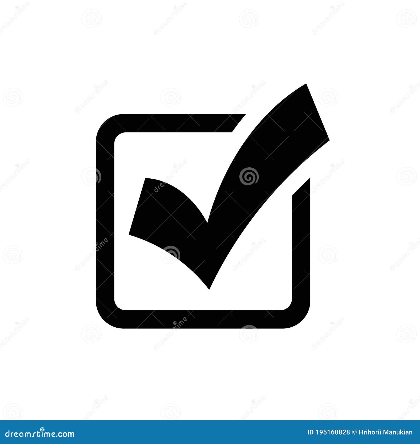 Check Mark Isolated Icon Checklist Button Icon Check Mark Tick