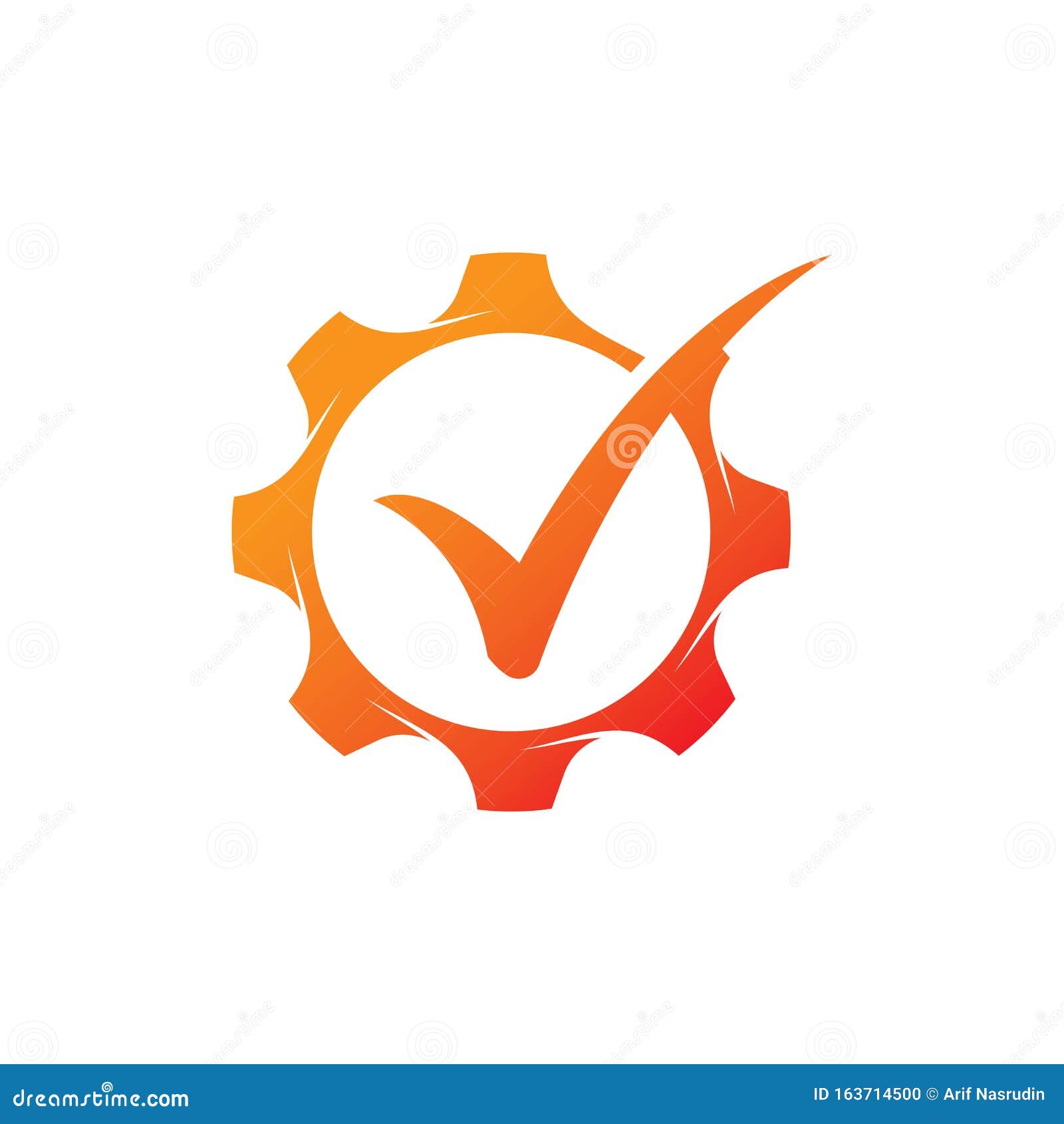 Check Mark Logo Creative Concept Template Design Stock Illustration ...