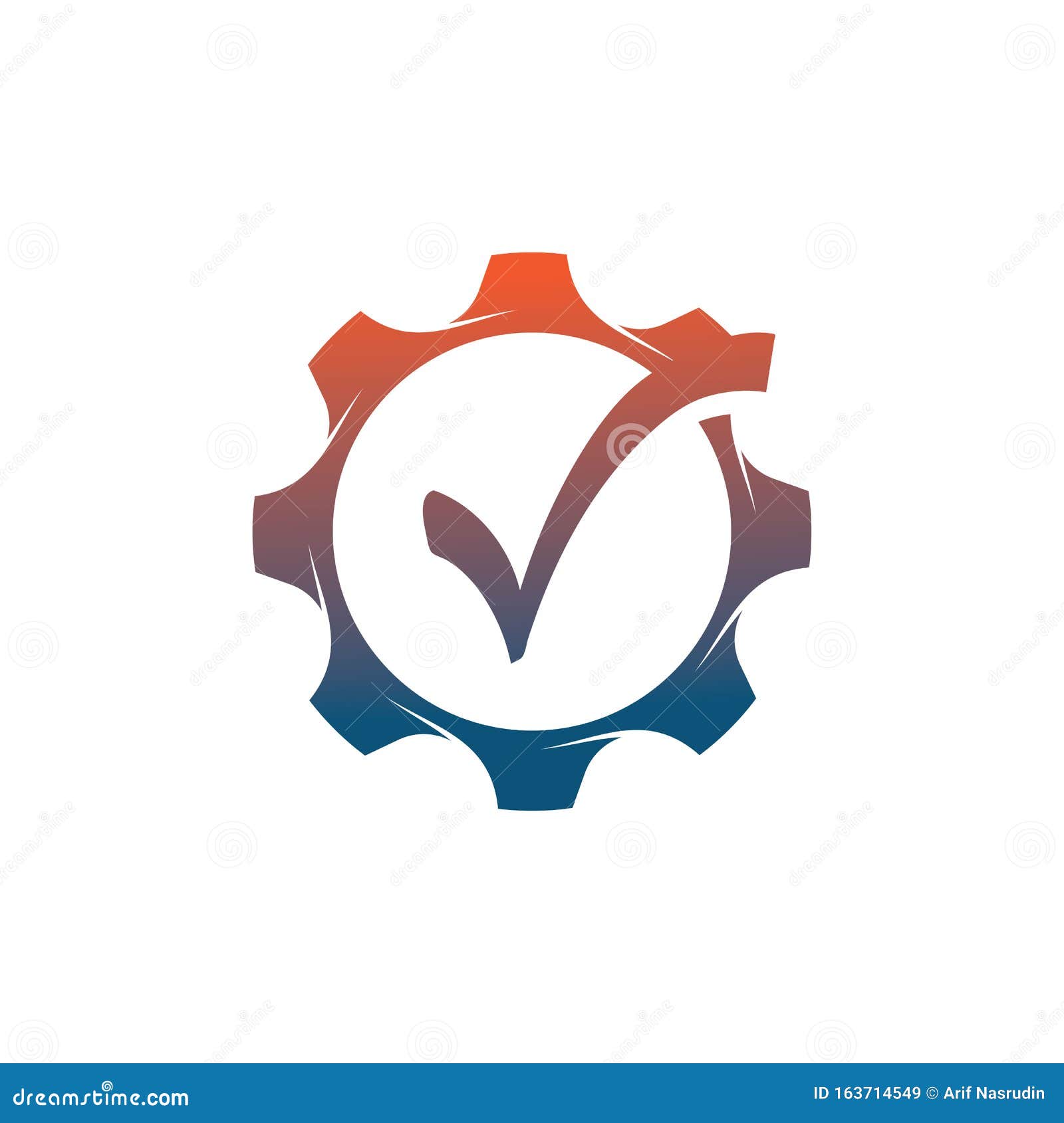 Check Mark Logo Creative Concept Template Design Stock Illustration ...