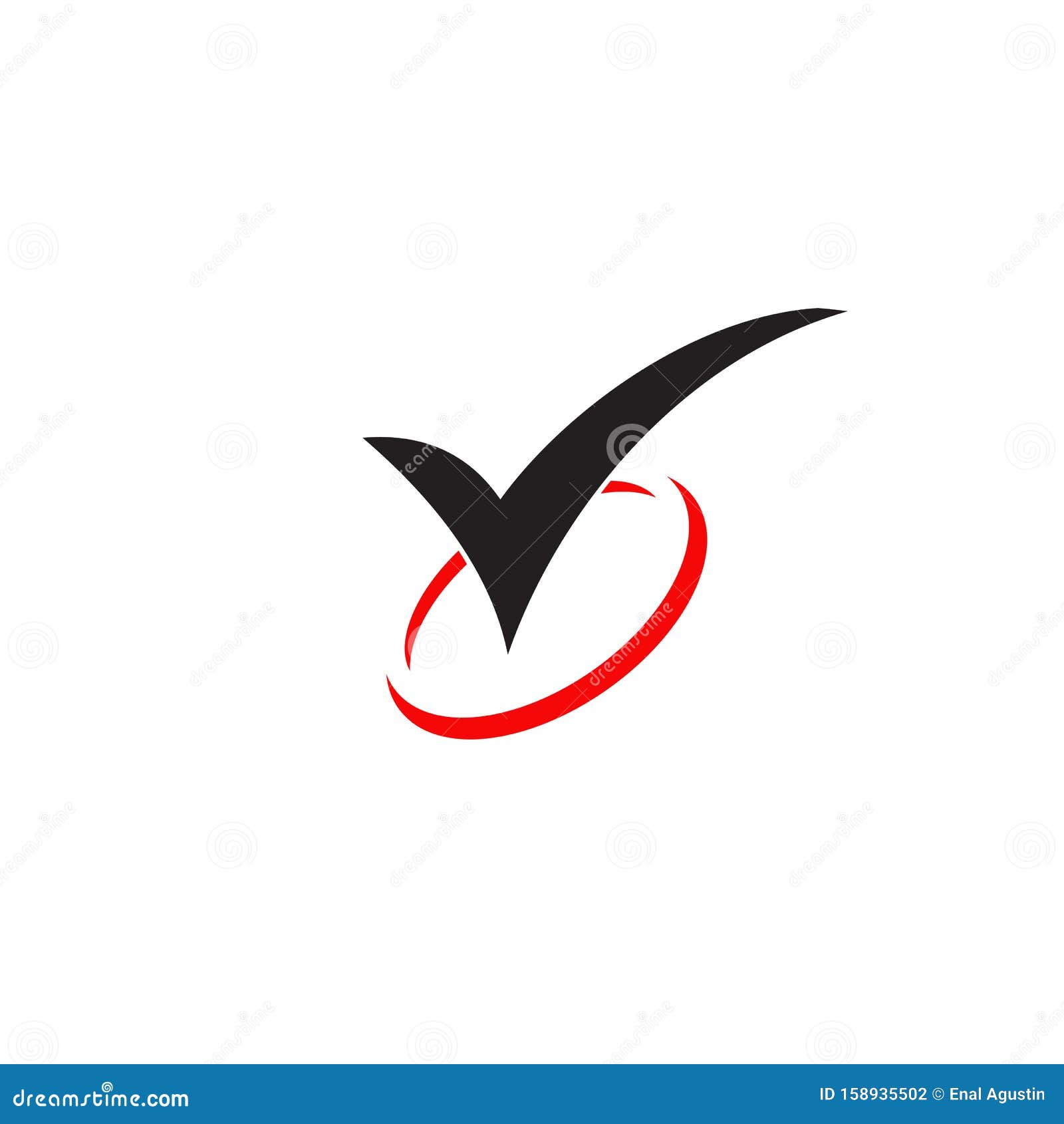 Check Mark Logo Design Vector Template Stock Vector - Illustration of ...