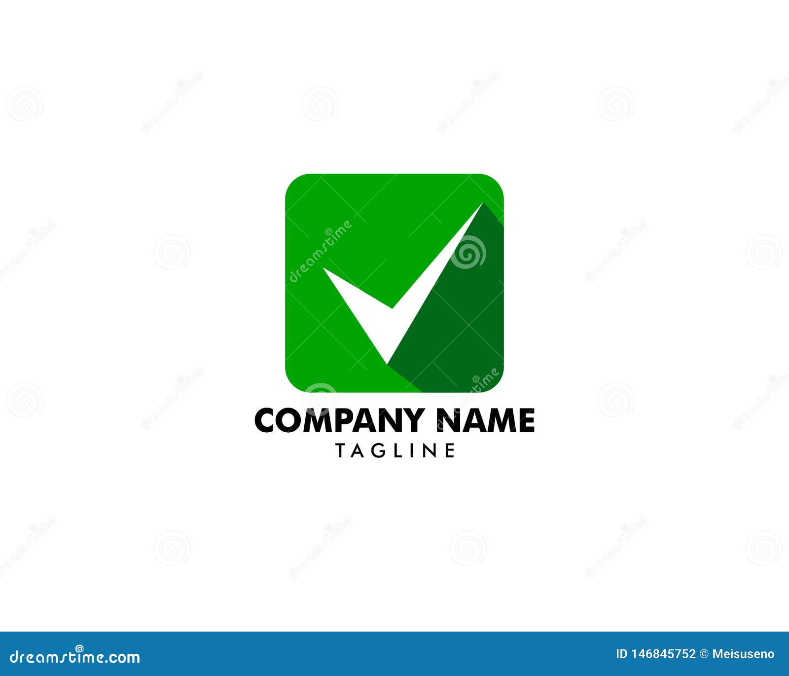 Check Mark Logo Vector or Icon Stock Vector - Illustration of isolated ...