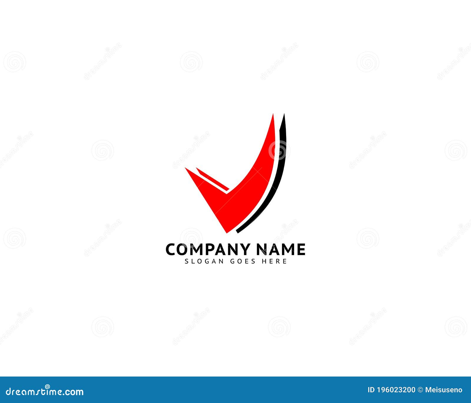 Check Mark Logo Vector or Icon Stock Vector - Illustration of correct ...