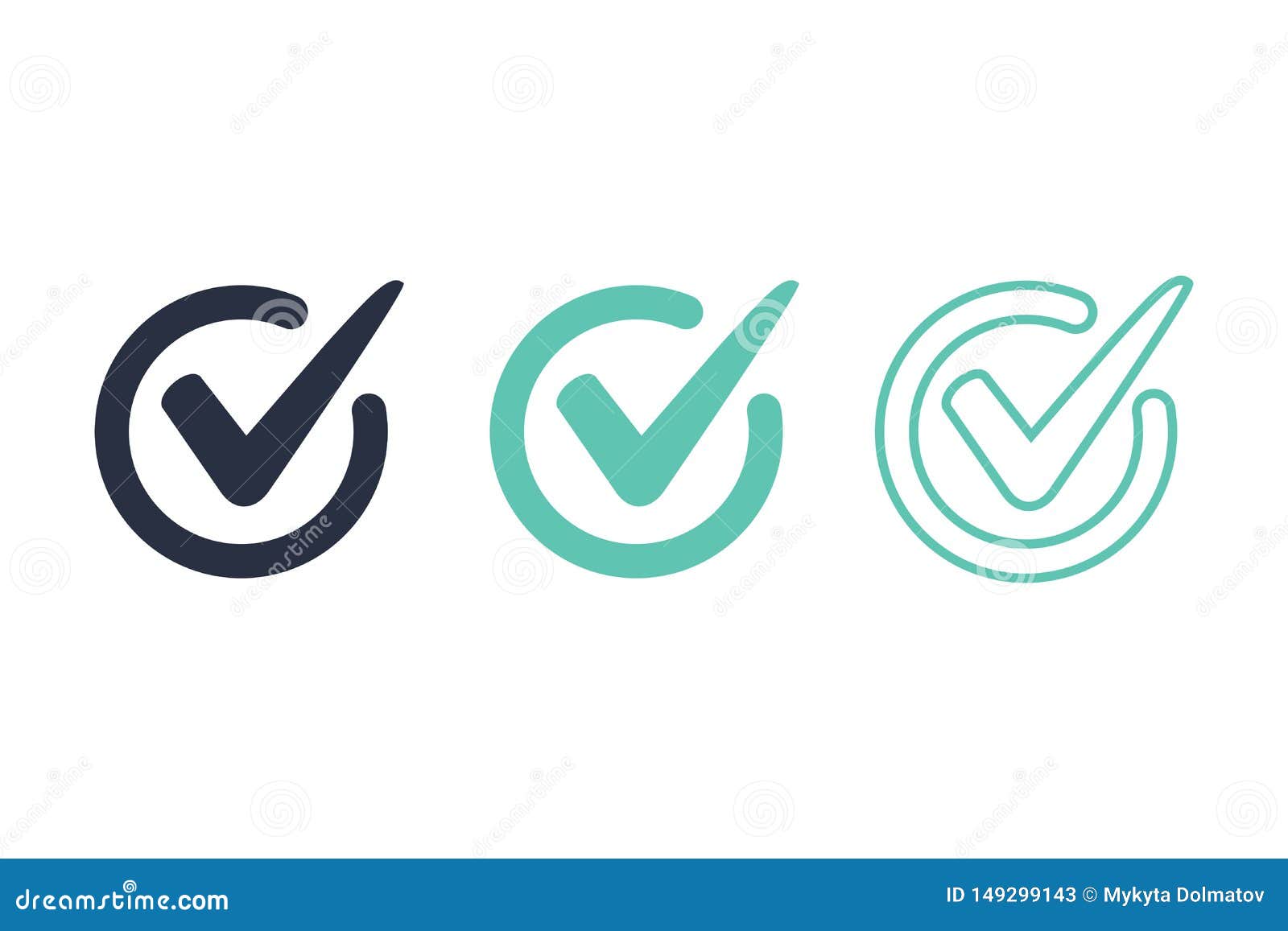 Check Mark Logo Vector or Icon Vector Illustration Concept Image Icon ...