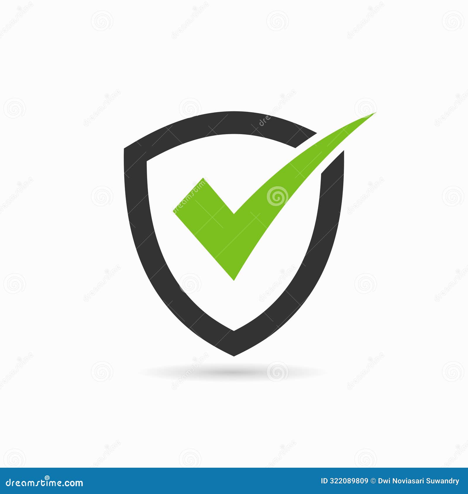 Security Check Icon Logo Template Stock Vector - Illustration of ...