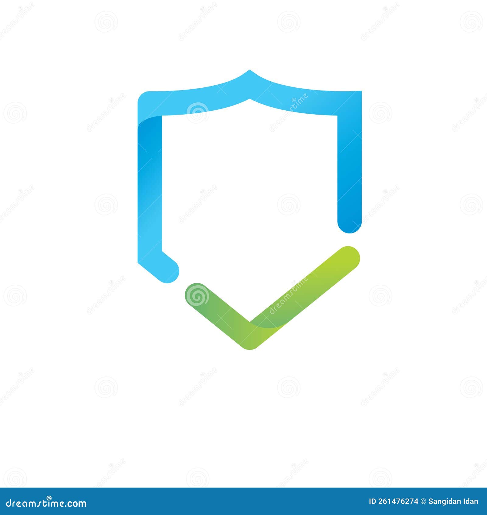 Check Mark Shield Vector Icon Element Concept Design Template Stock ...
