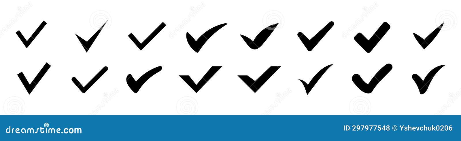 Check Mark Sign. Confirmation Mark Stock Illustration - Illustration of ...