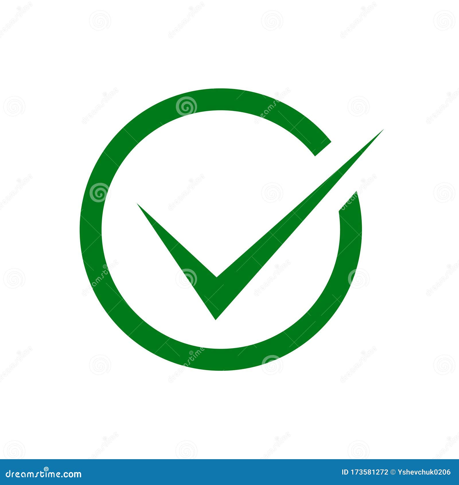 Check Mark Sign. Confirmation Mark. Vector Illustration Stock Vector ...