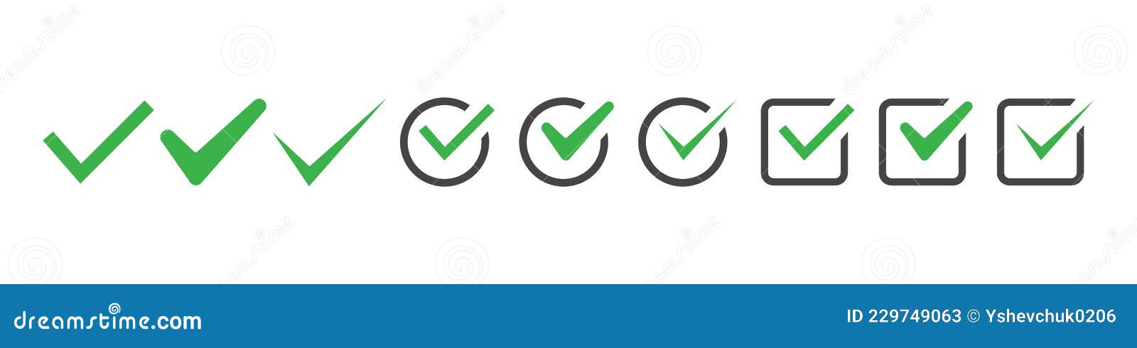 Check Mark Sign. Confirmation Mark. Vector Illustration Stock Vector ...