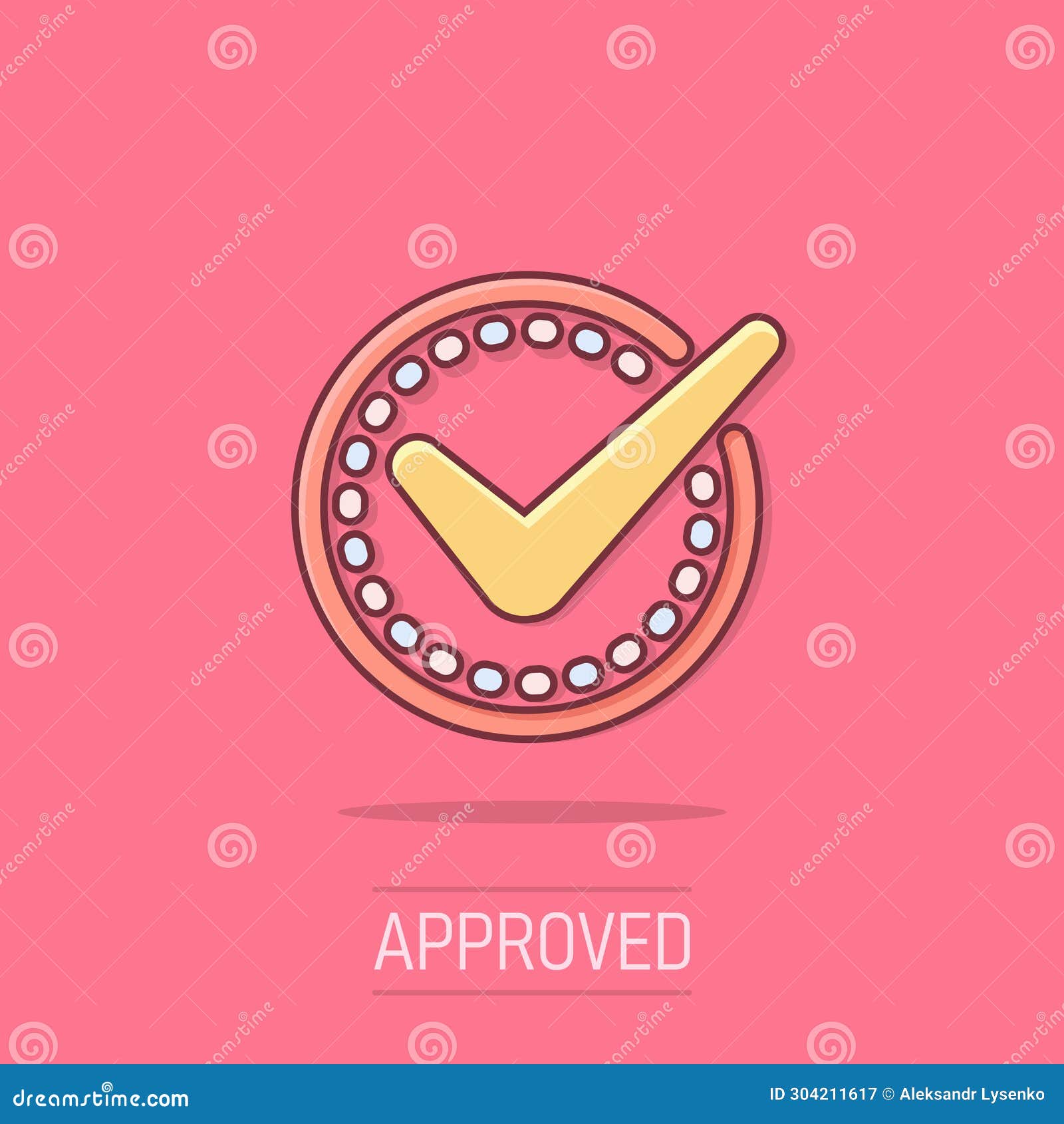 Confirm Button Cartoon Vector | CartoonDealer.com #213158981