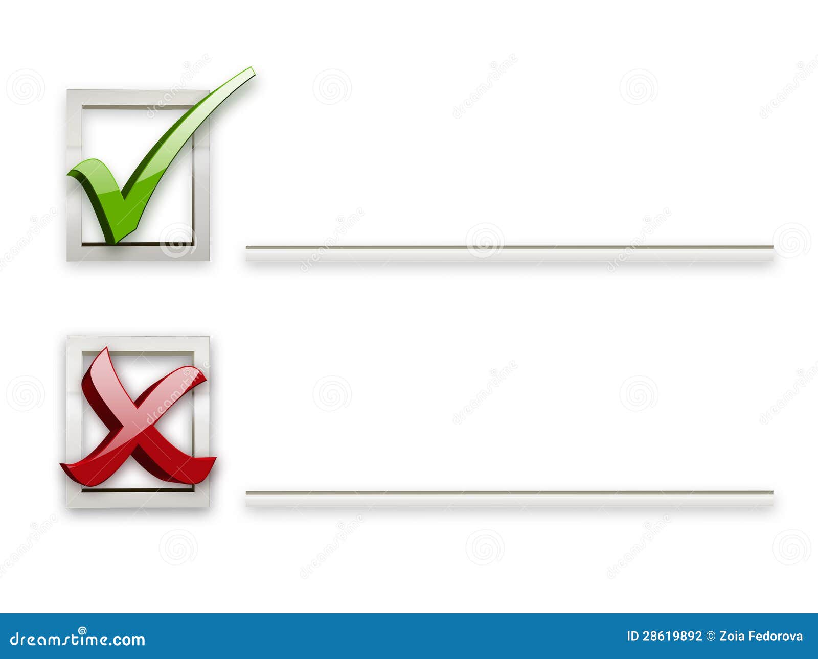 Check mark signs stock illustration. Illustration of element - 28619892