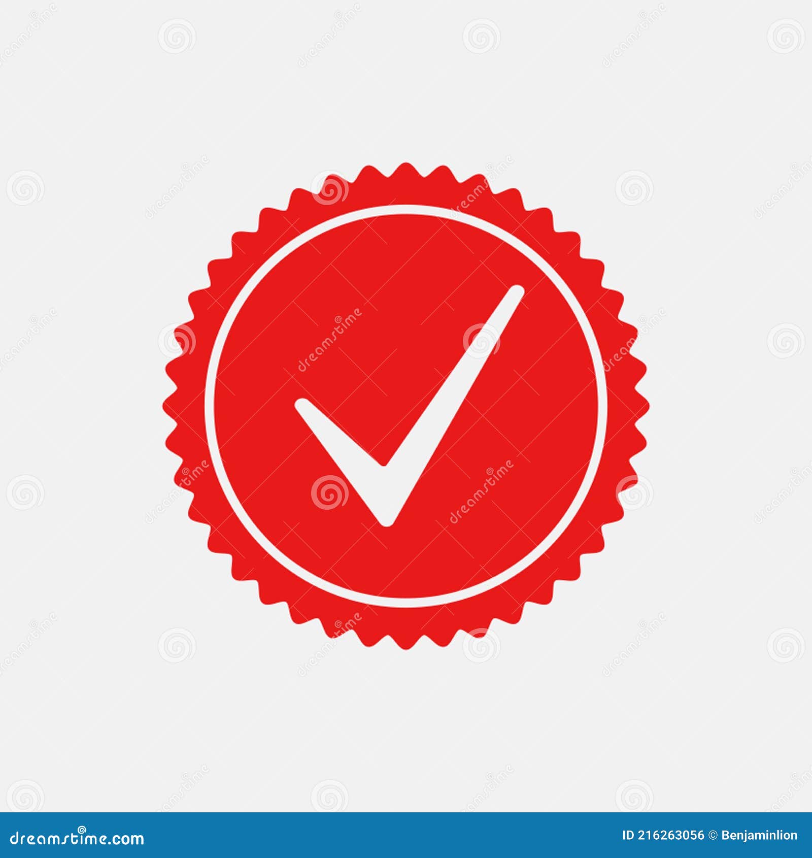 Check Mark Stamp 7 stock vector. Illustration of approval - 216263056