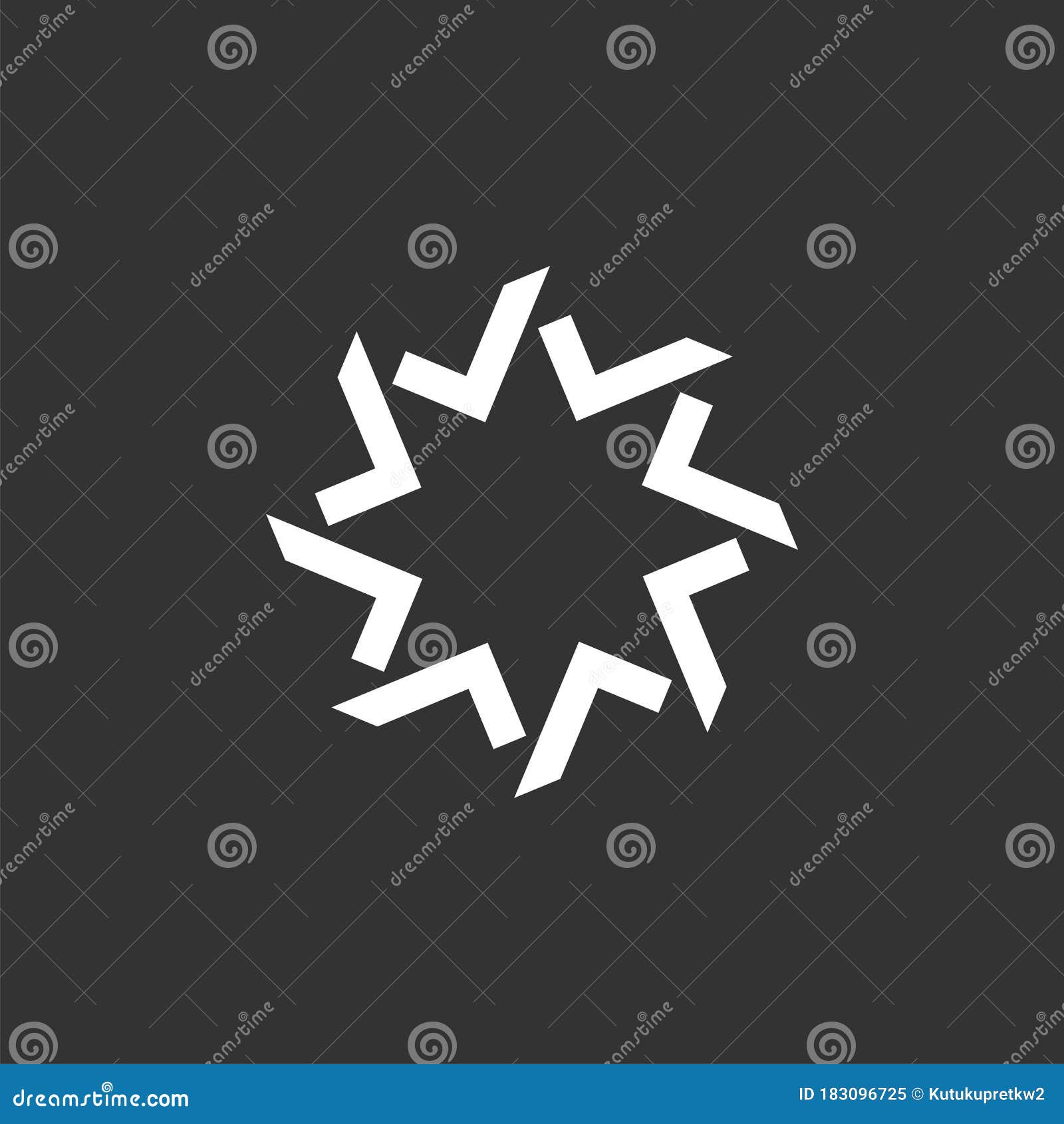 Check Mark Star Logo Template Illustration Design. Vector EPS 10 Stock ...