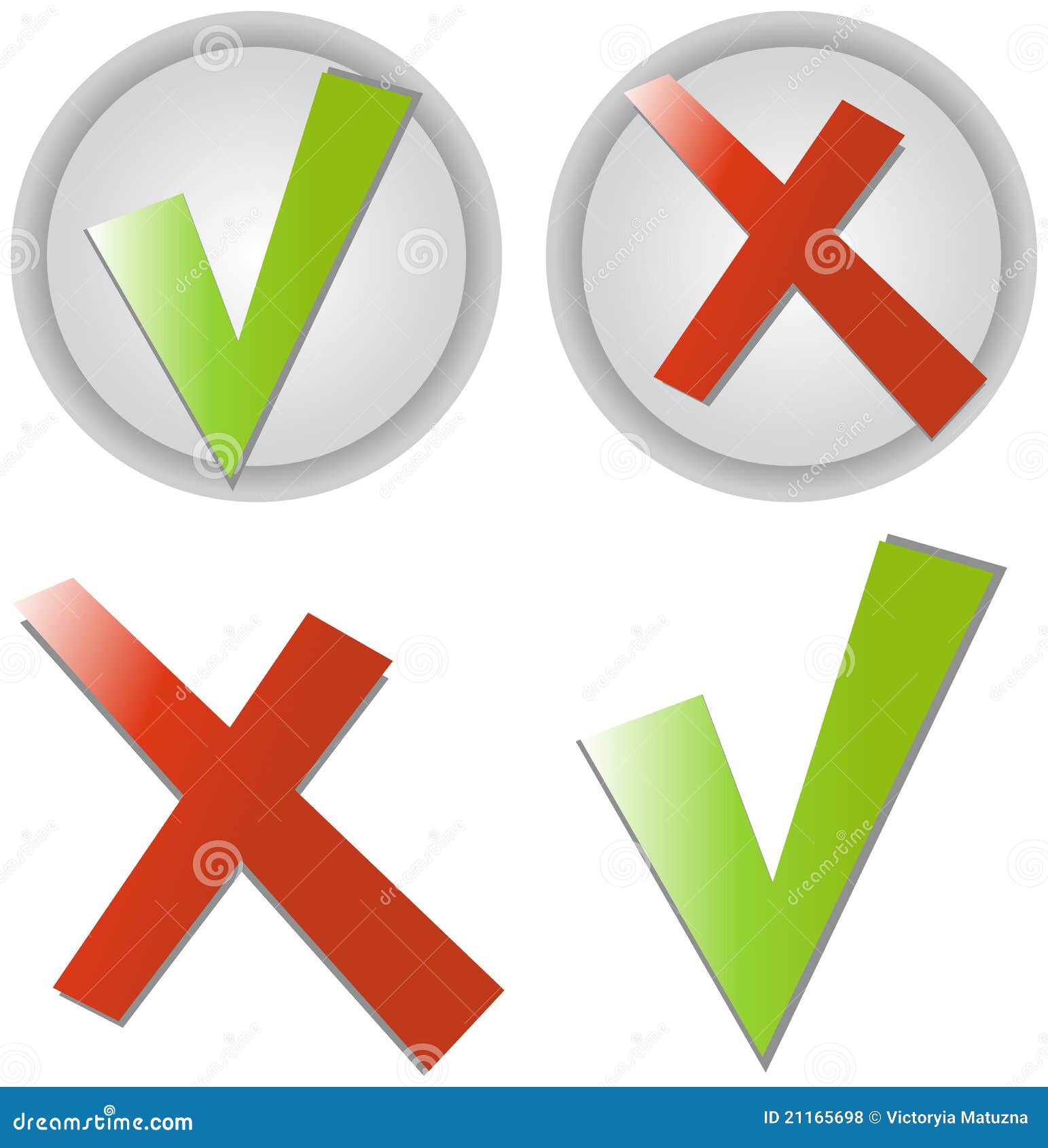 Check Mark Stickers. Vector Illustration. Stock Vector - Illustration ...
