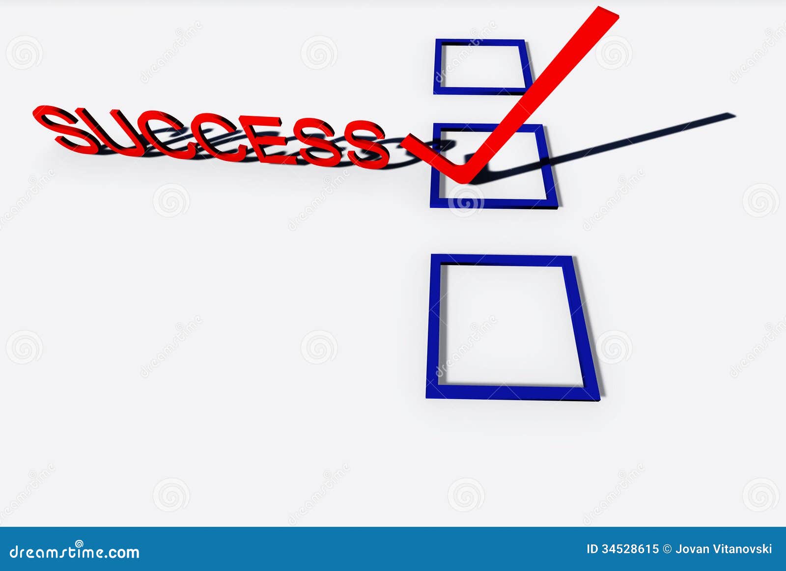 Check Mark for success stock illustration. Illustration of generated ...