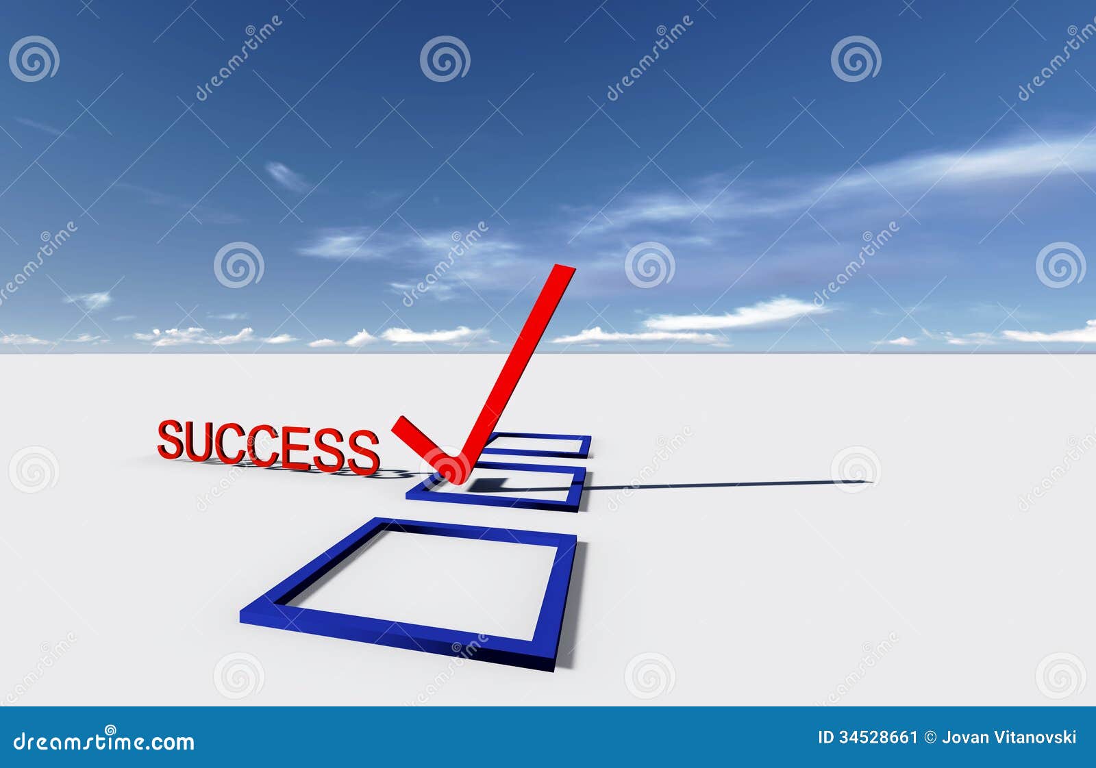 Check Mark for success stock illustration. Illustration of application ...