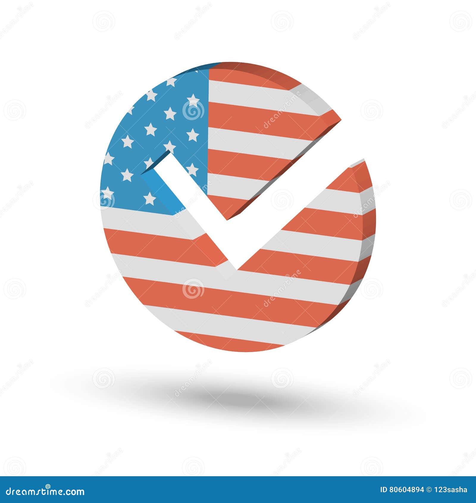 Check mark symbol stock vector. Illustration of united - 80604894