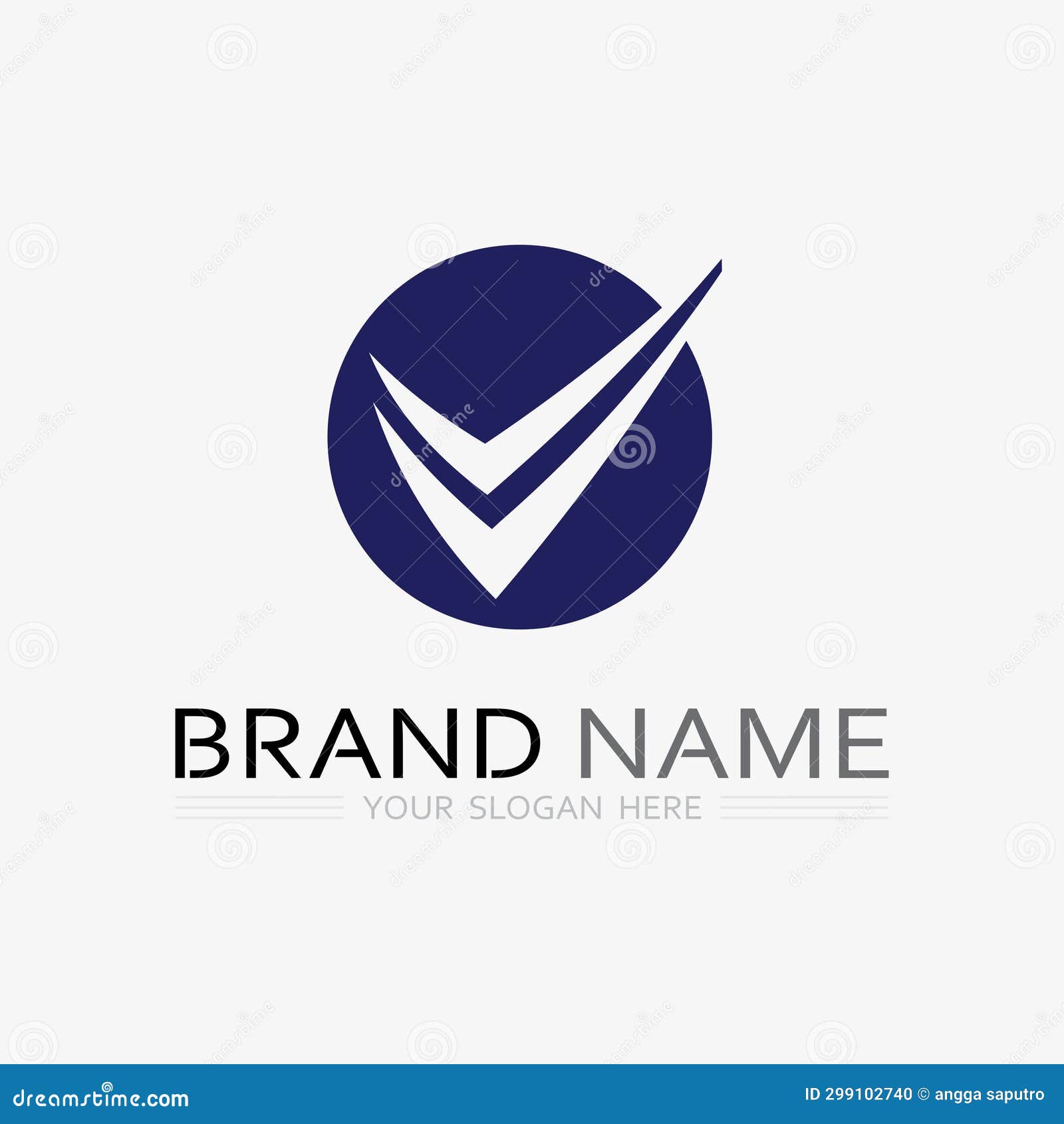 Check Mark Symbol and Logo Icon Stock Illustration - Illustration of ...