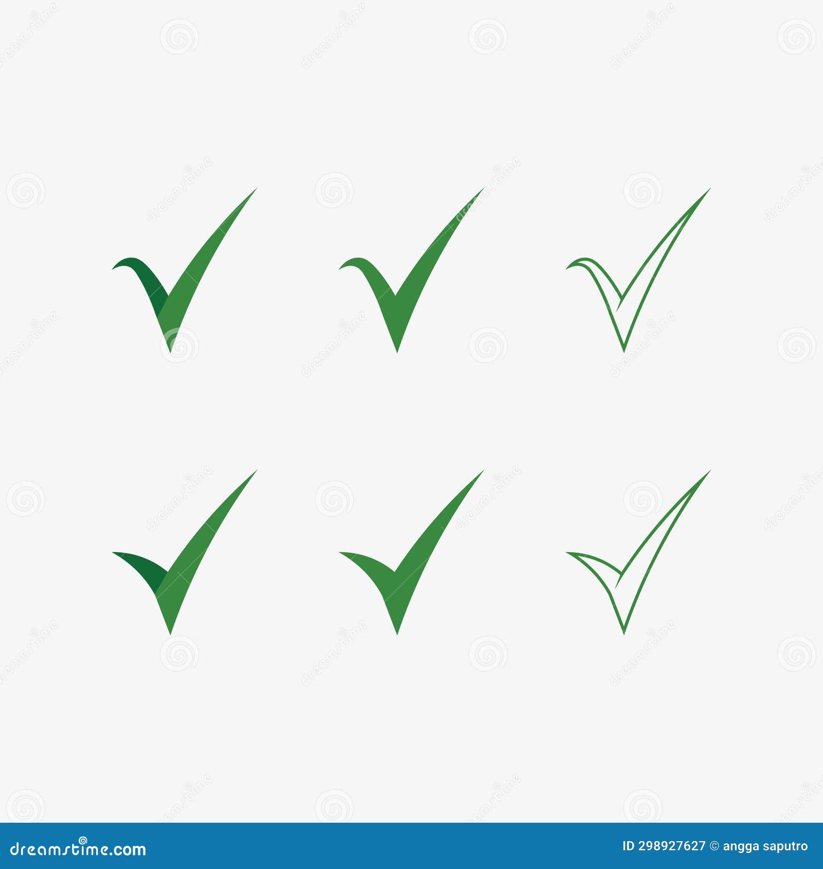 Check Mark Symbol and Logo Icon Stock Illustration - Illustration of ...