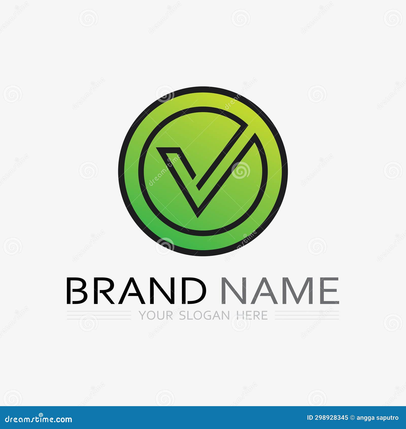 Check Mark Symbol and Logo Icon Stock Illustration - Illustration of ...