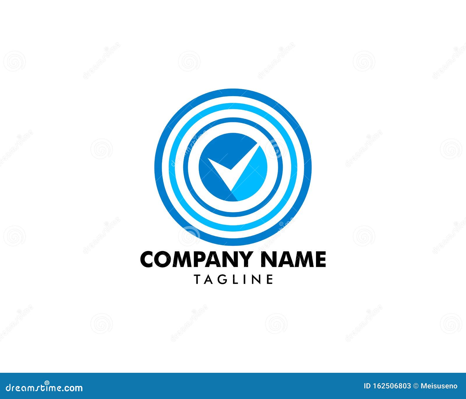 Check Mark Target Logo Icon Vector Stock Vector - Illustration of ...