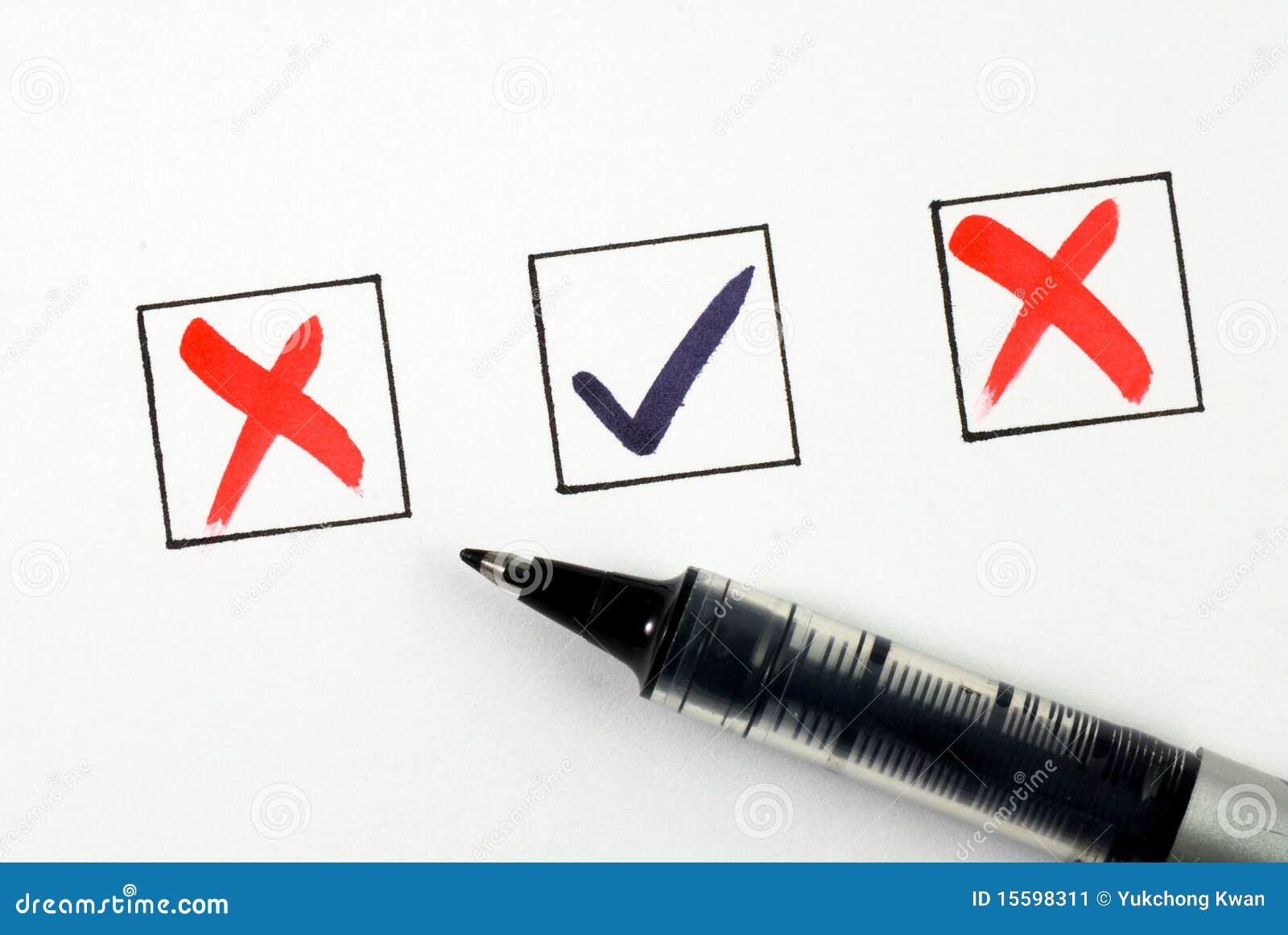 Check mark/tick in a box stock image. Image of design - 15598311