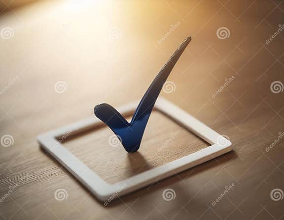 Check Mark Used To Indicate Correctness, Accuracy, and Validation Stock ...