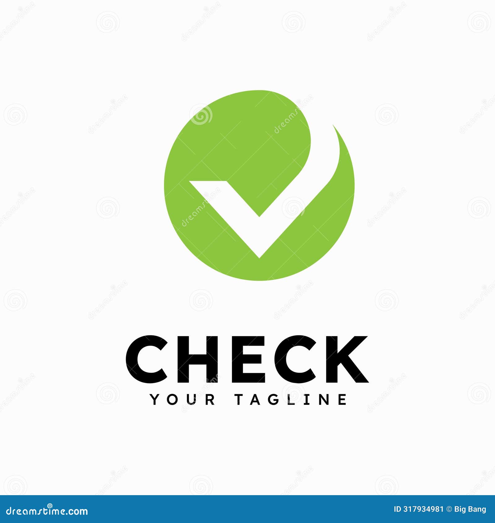 Check Mark V Logo Design Symbol Stock Vector - Illustration of approved ...
