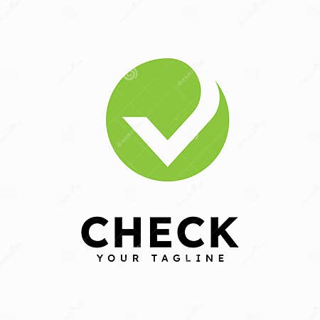 Check Mark V Logo Design Symbol Stock Vector - Illustration of approved ...
