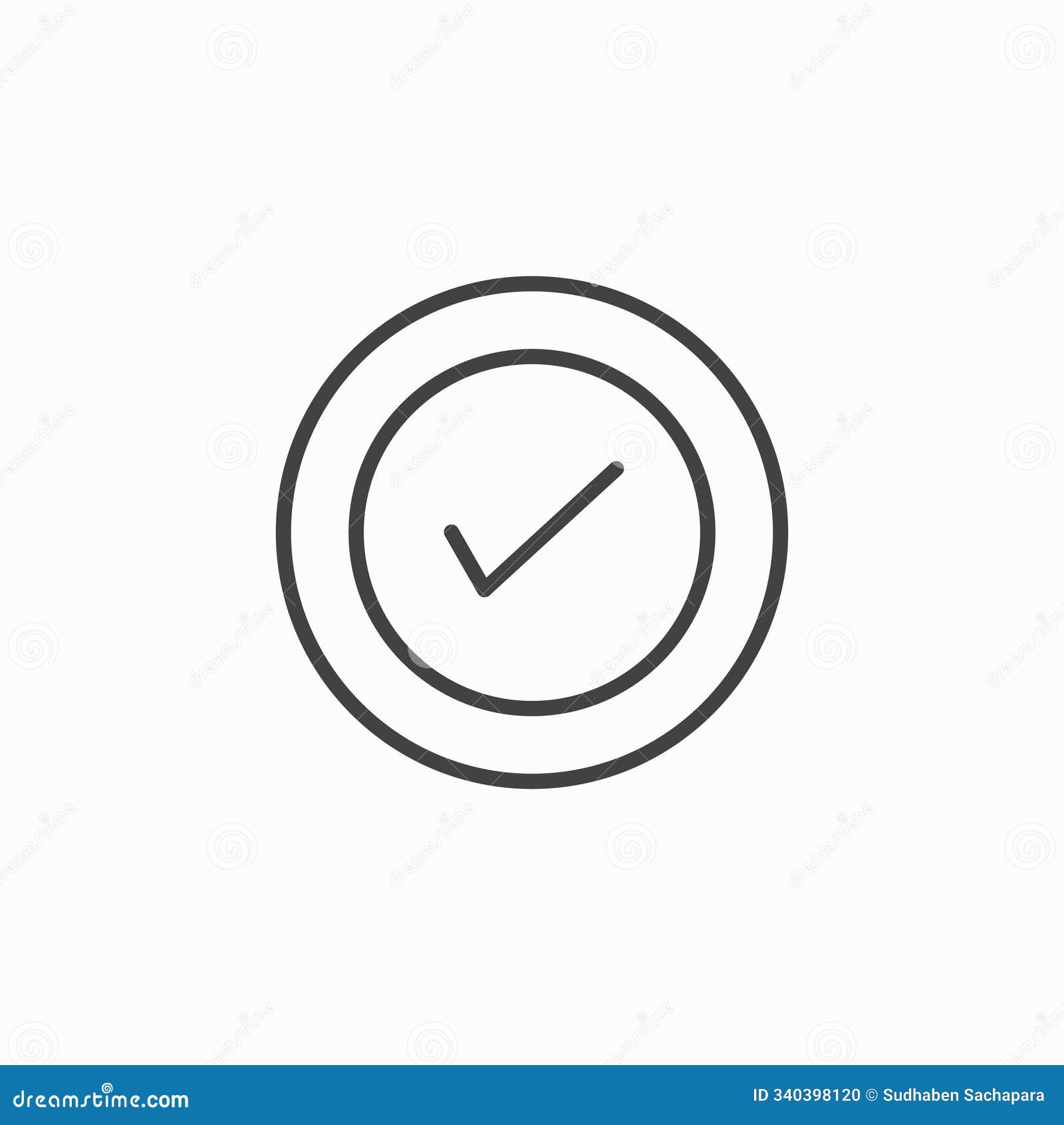 Check mark vector icon set stock illustration. Illustration of button ...