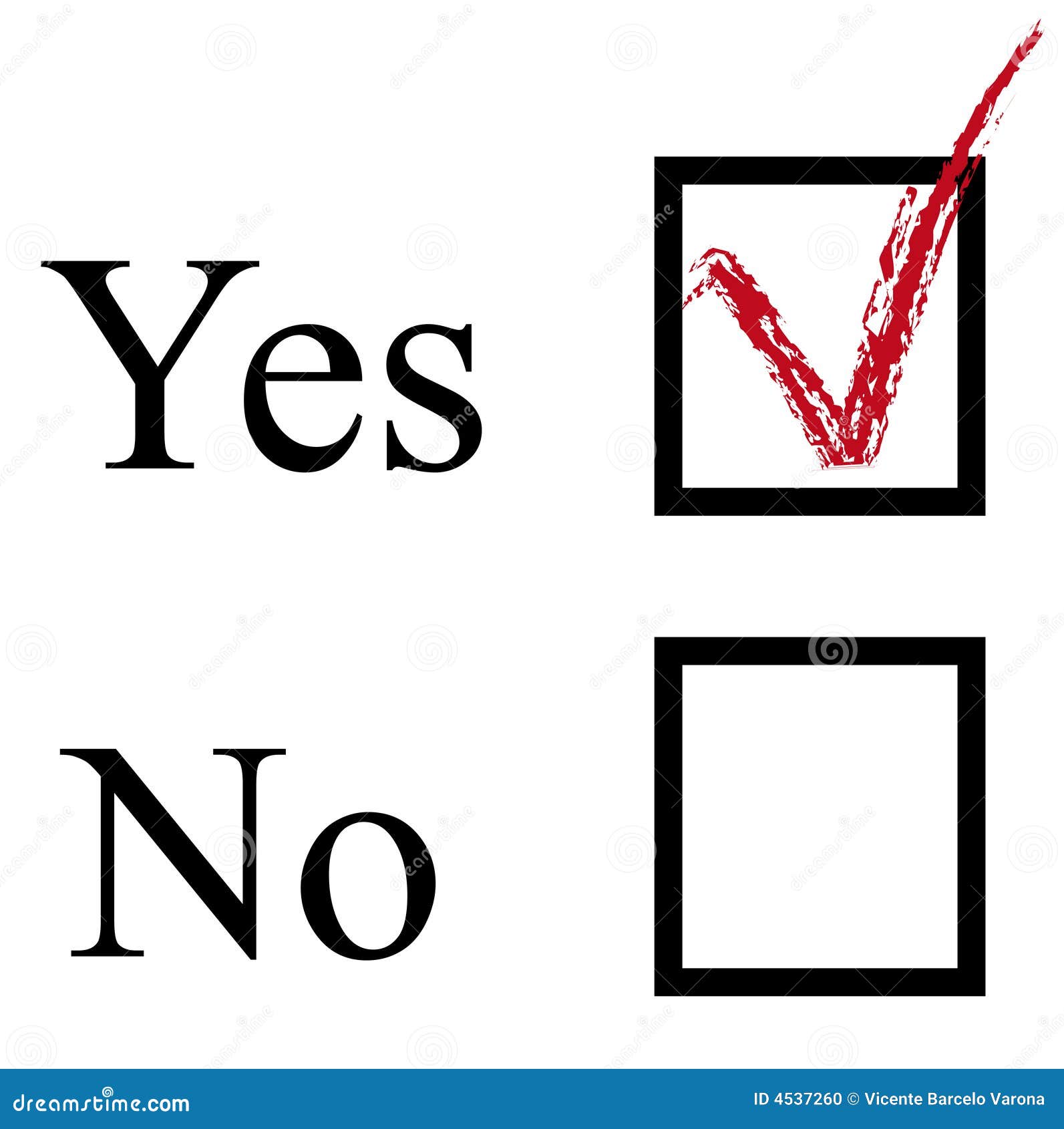 Check mark (vector) stock vector. Illustration of test - 4537260