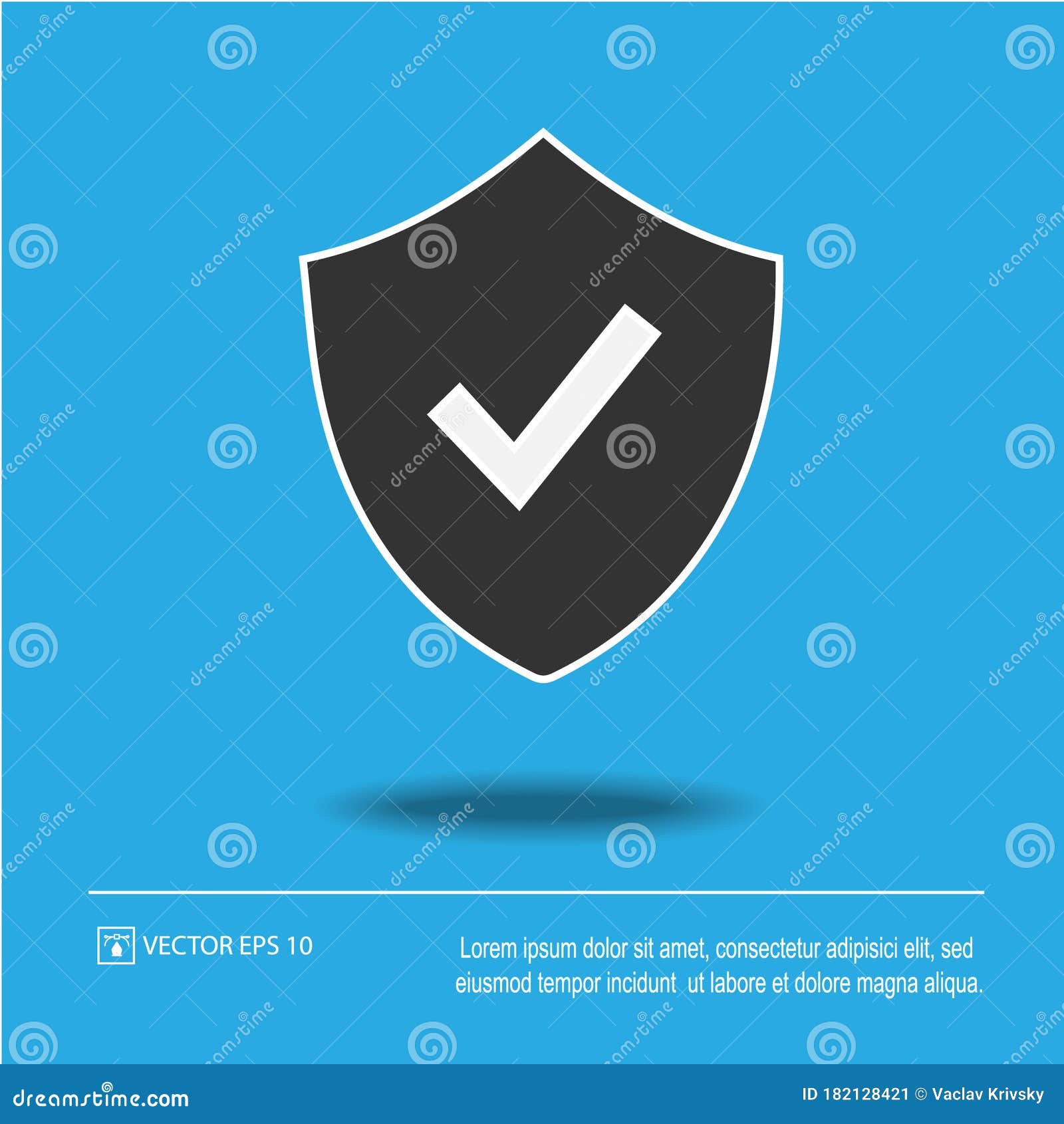Check Mark Vector Icon Eps 10. Simple Isolated Illustration Stock ...