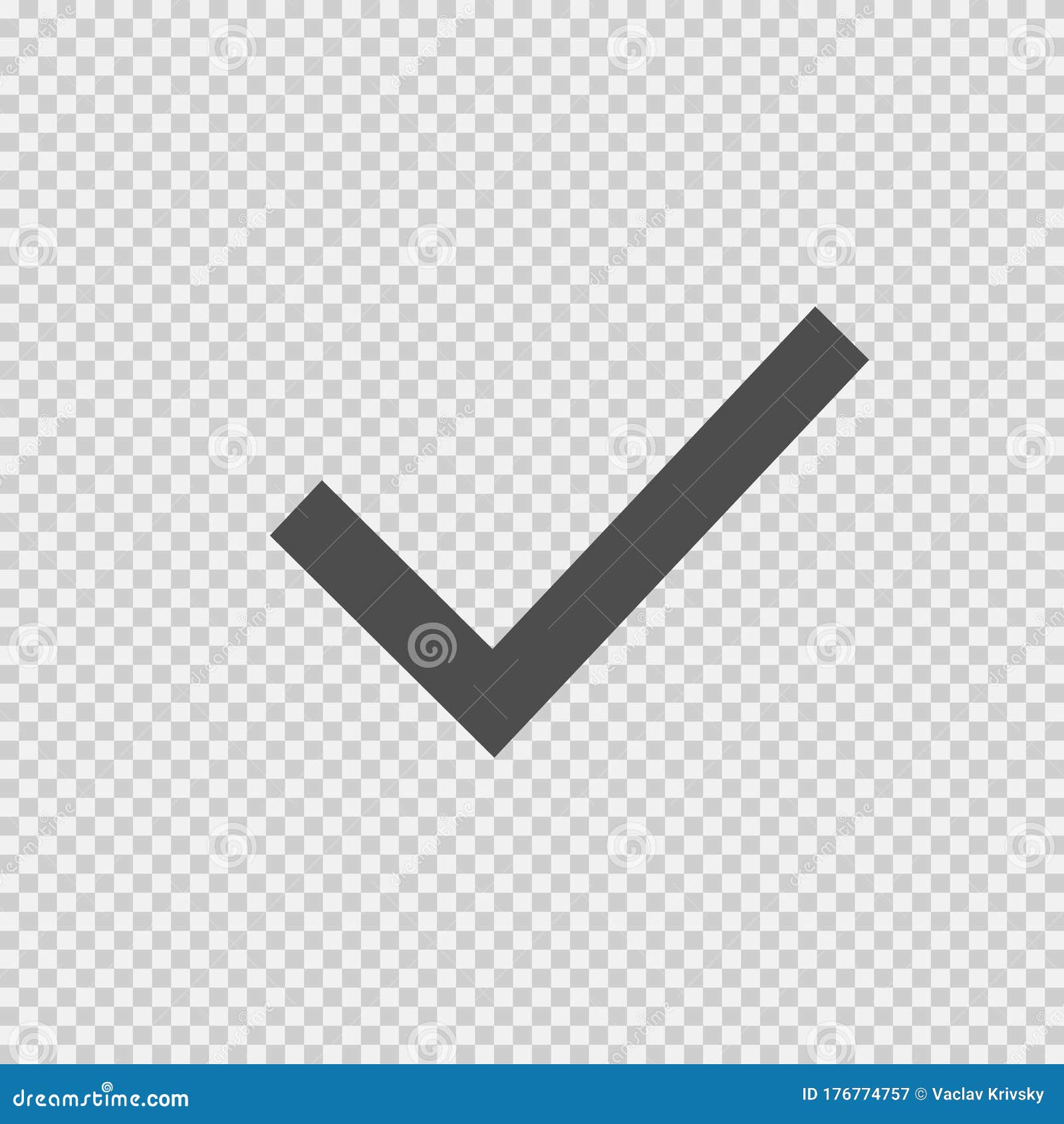 Check Mark Vector Icon Eps 10. Simple Isolated Illustration Stock ...