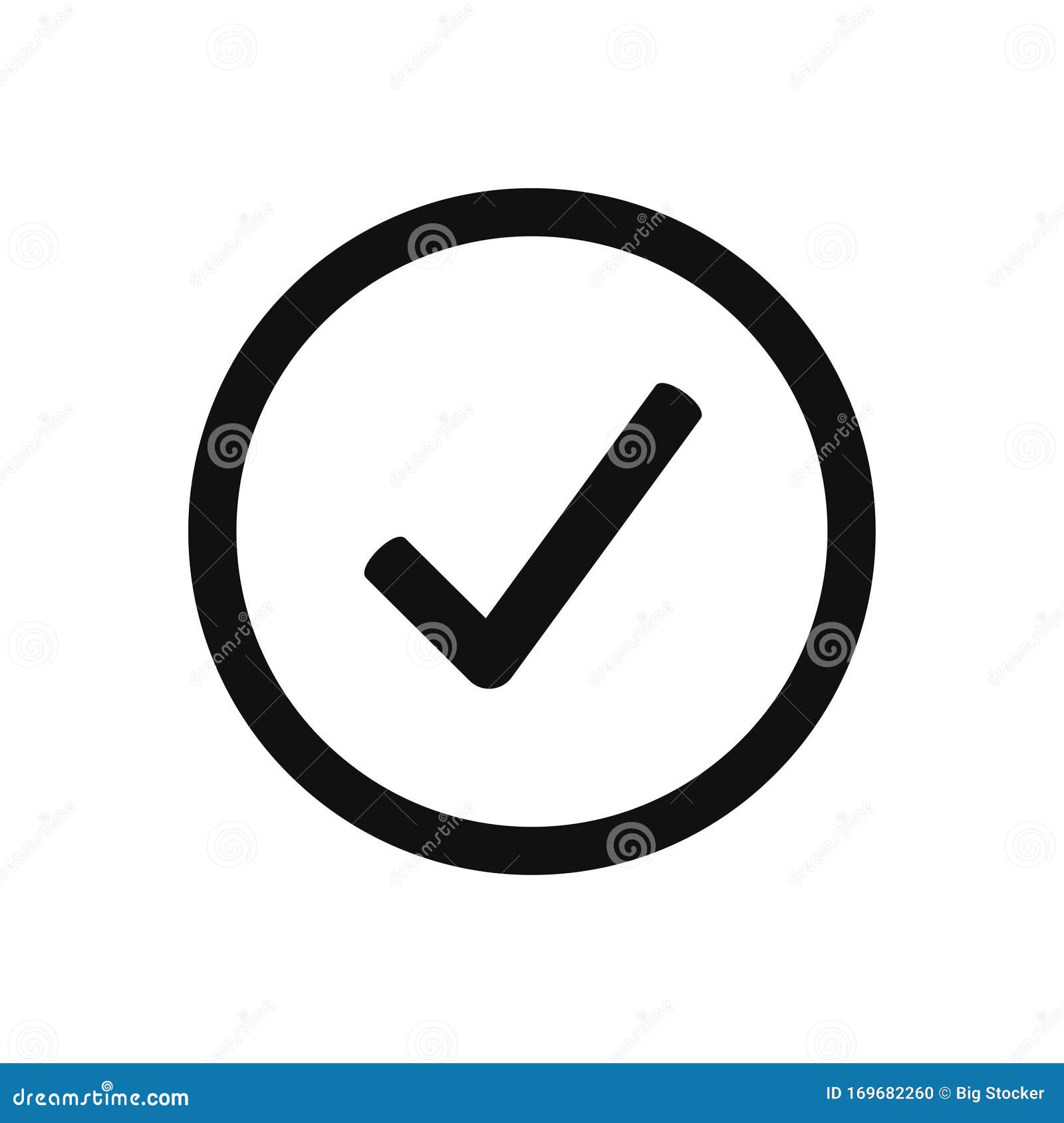 Check Mark Vector Icon in Modern Design Style for Web Site and Mobile ...