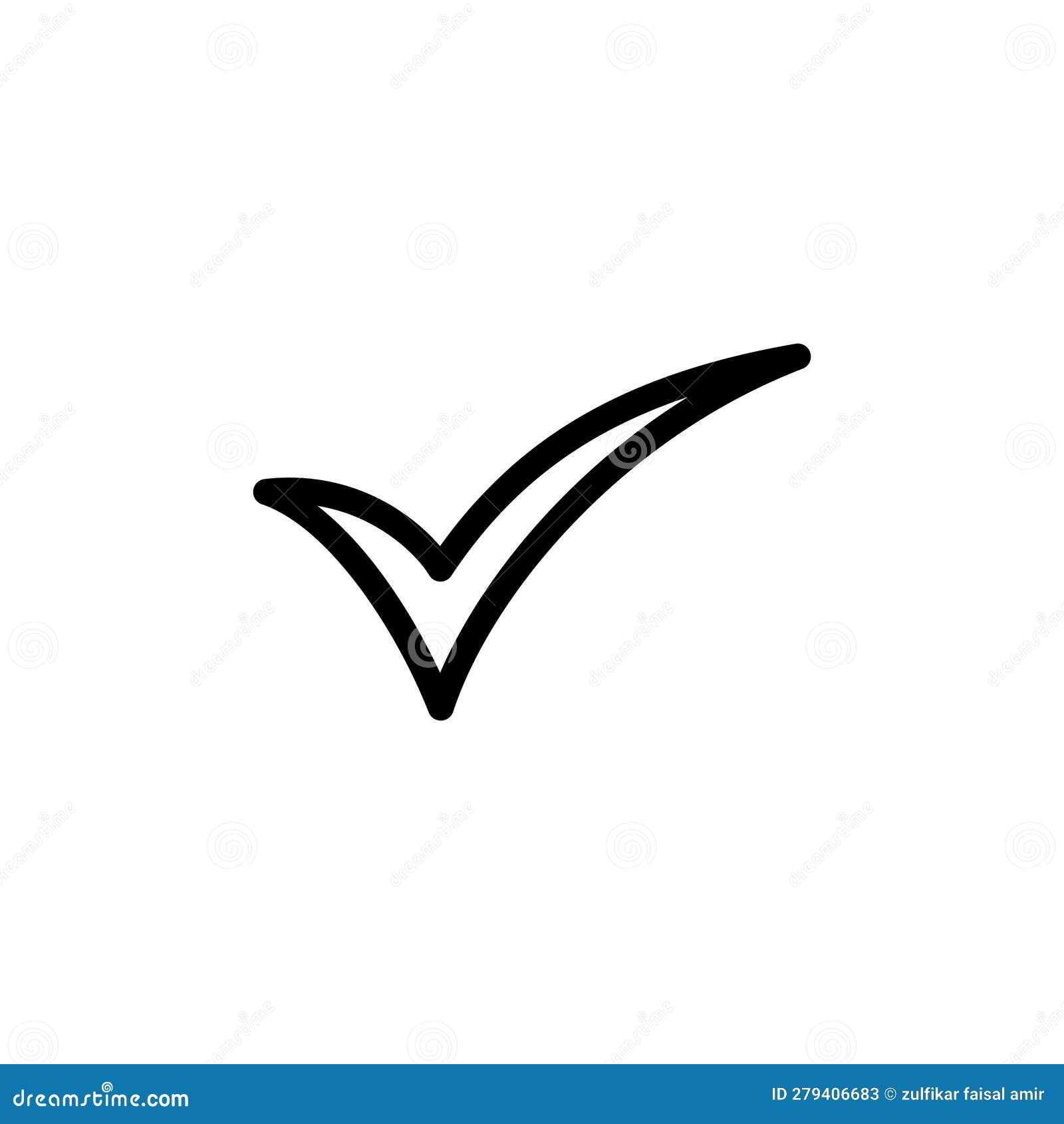 Check Mark . Check Mark Icon. Tick Mark Symbol Vector Stock Vector ...