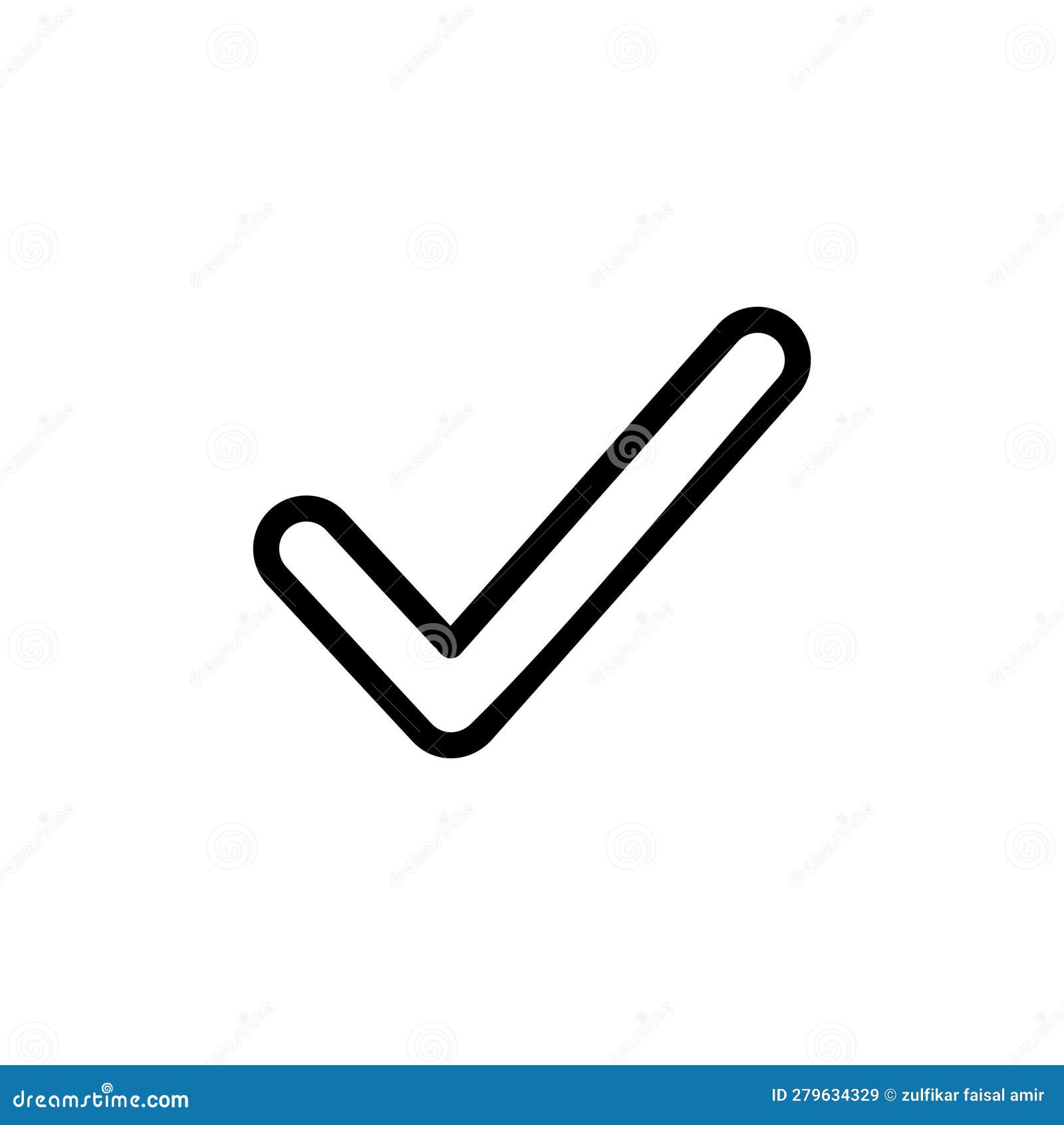 Check Mark . Check Mark Icon. Tick Mark Symbol Vector Stock Vector ...
